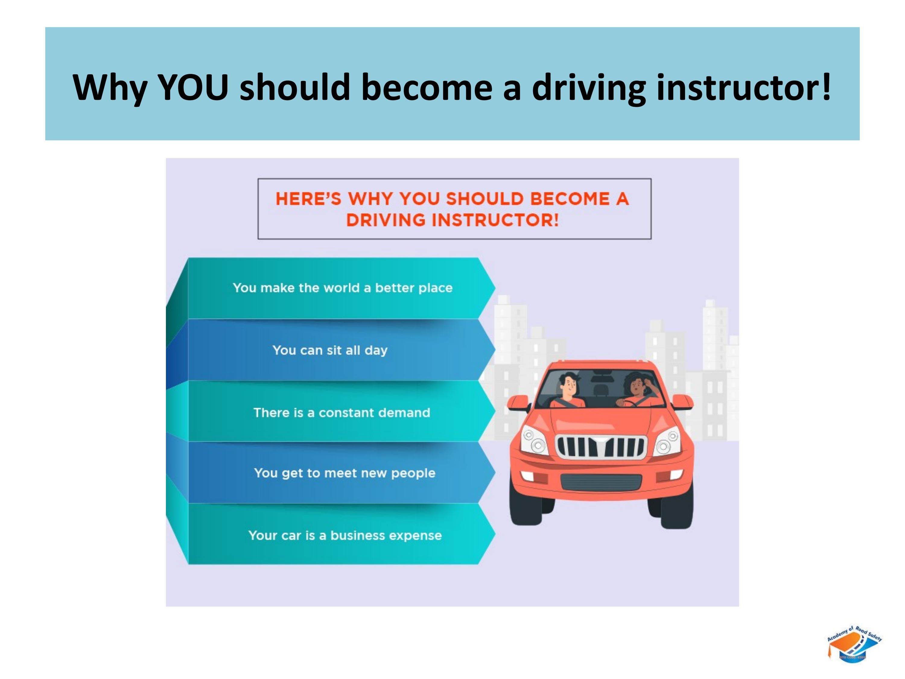Why YOU should become a driving instructor! by Academyofroadsafety - Issuu