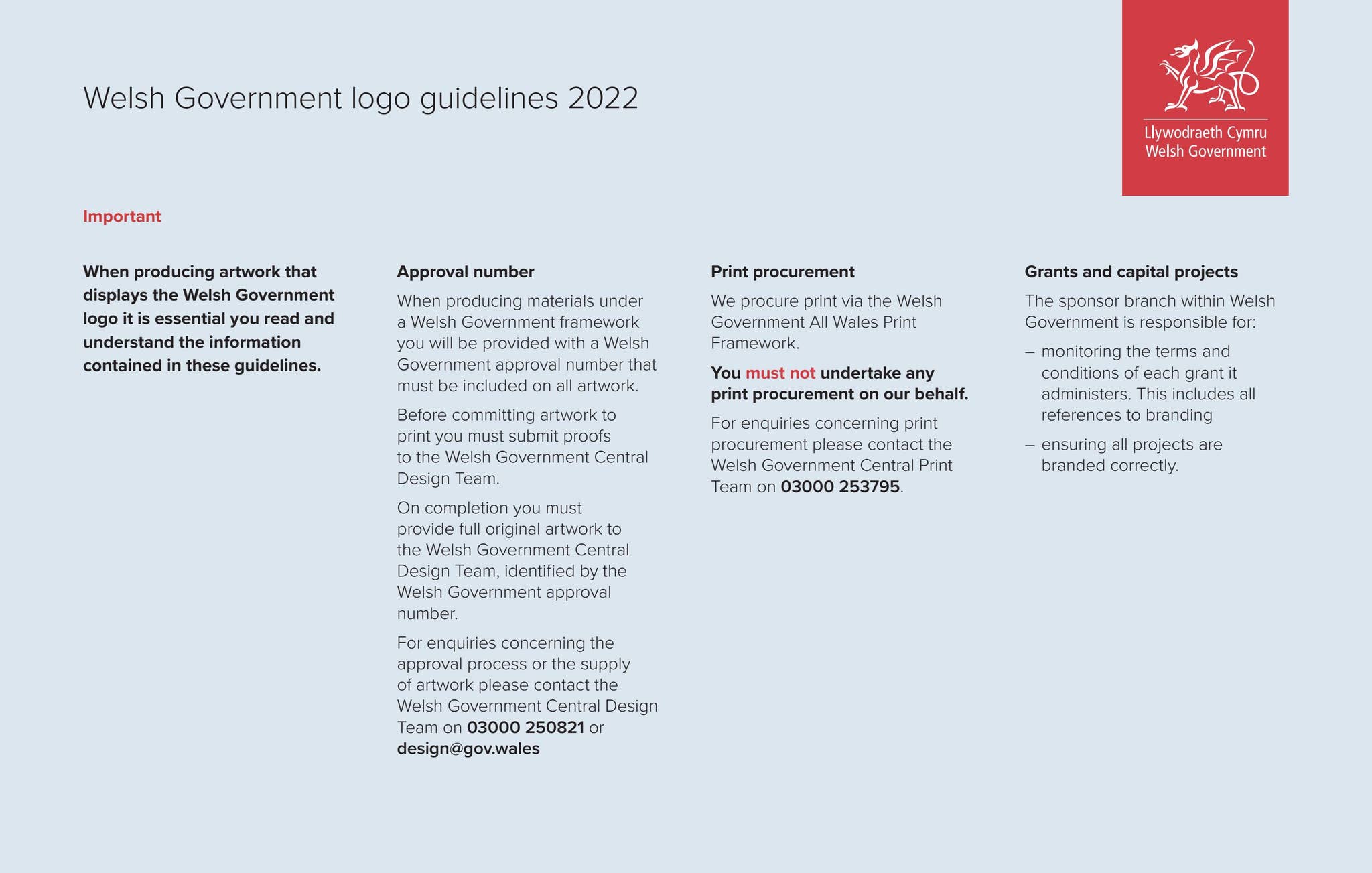 Welsh Government Logo Guidelines by Central Design Team Publications ...