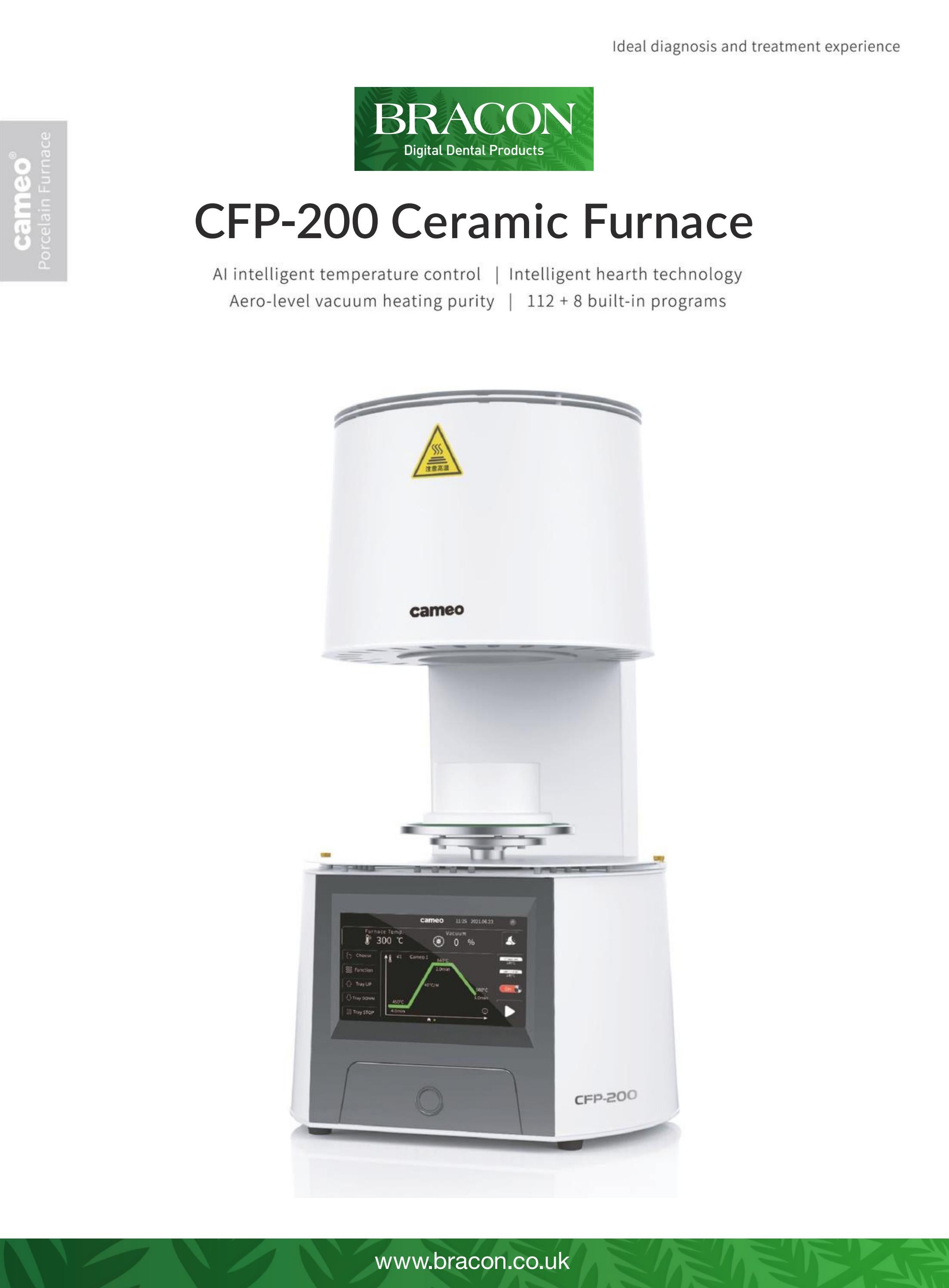 Cameo CFP-200 Ceramic Furnace Brochure by Bracon - Issuu