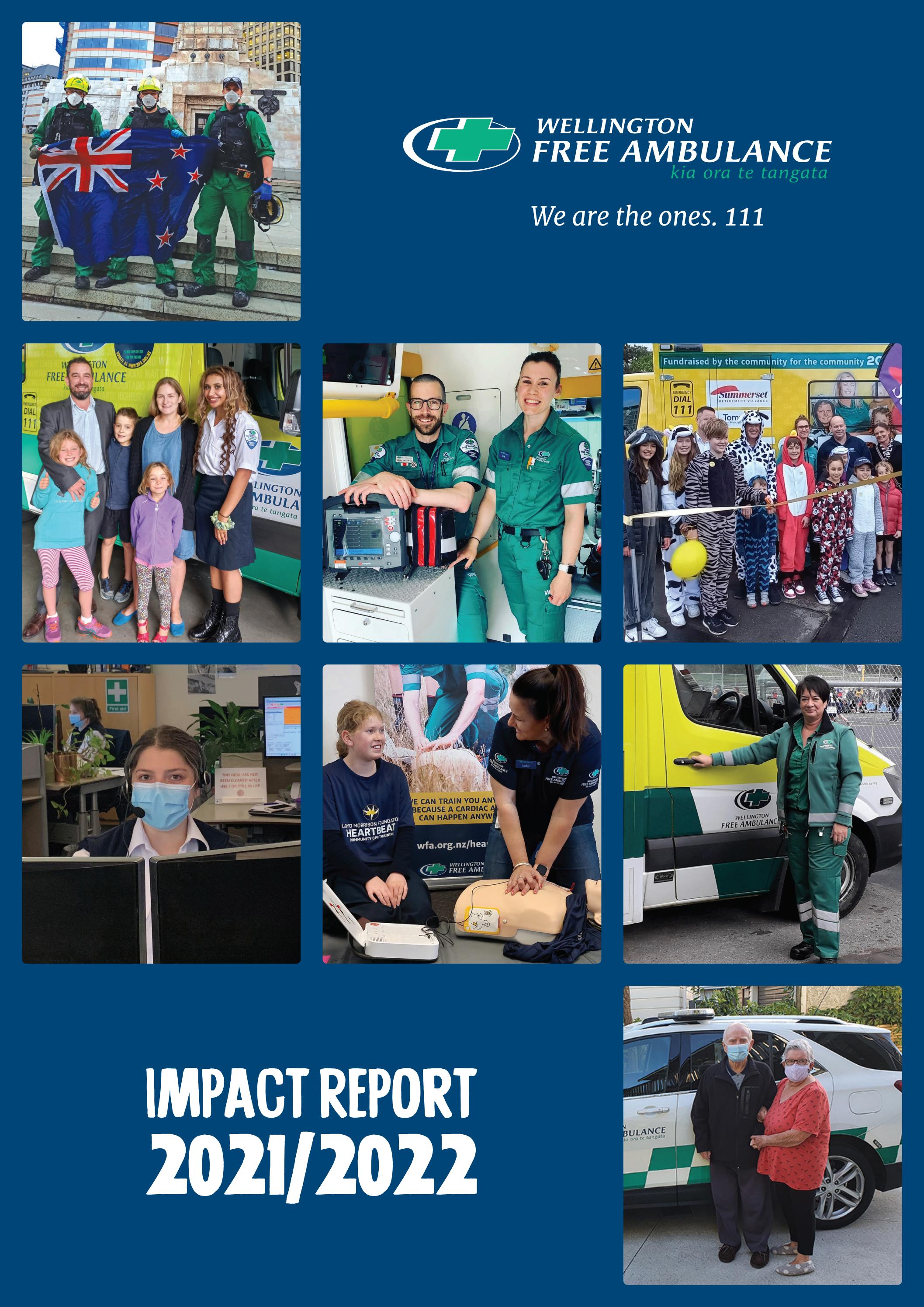 Wellington Free Ambulance Annual Impact Report 2021-22 by ...