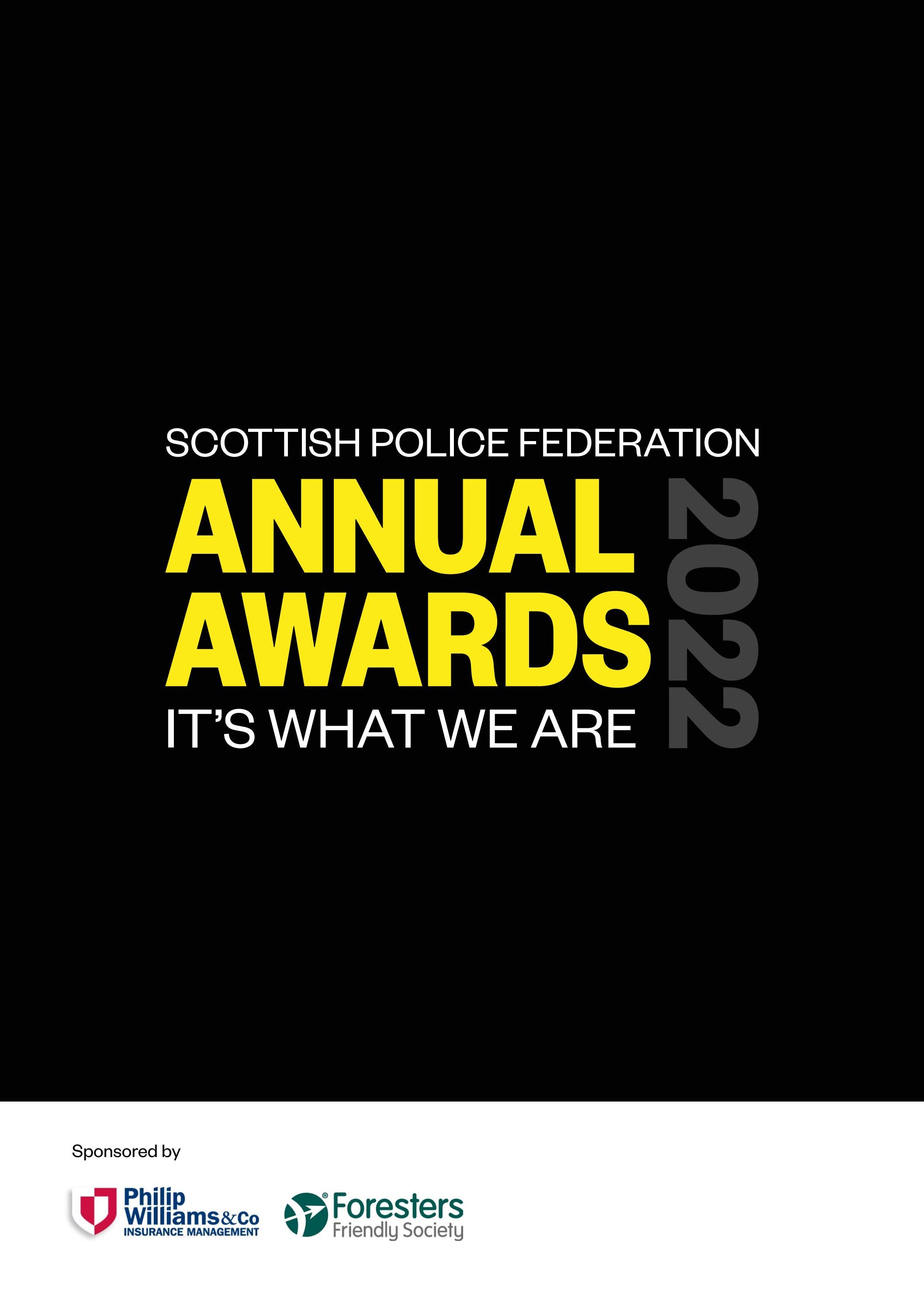 Scottish Police Federation Annual Awards 2022 by Starkevents - Issuu