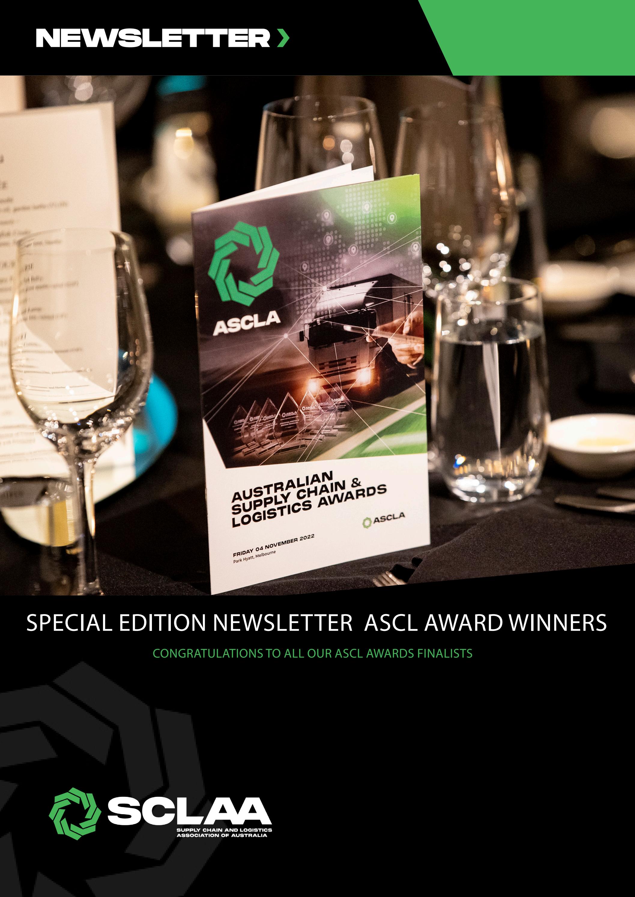 SCLAA November Newsletter - Special ASCLA Awards 2022 Edition by Supply ...
