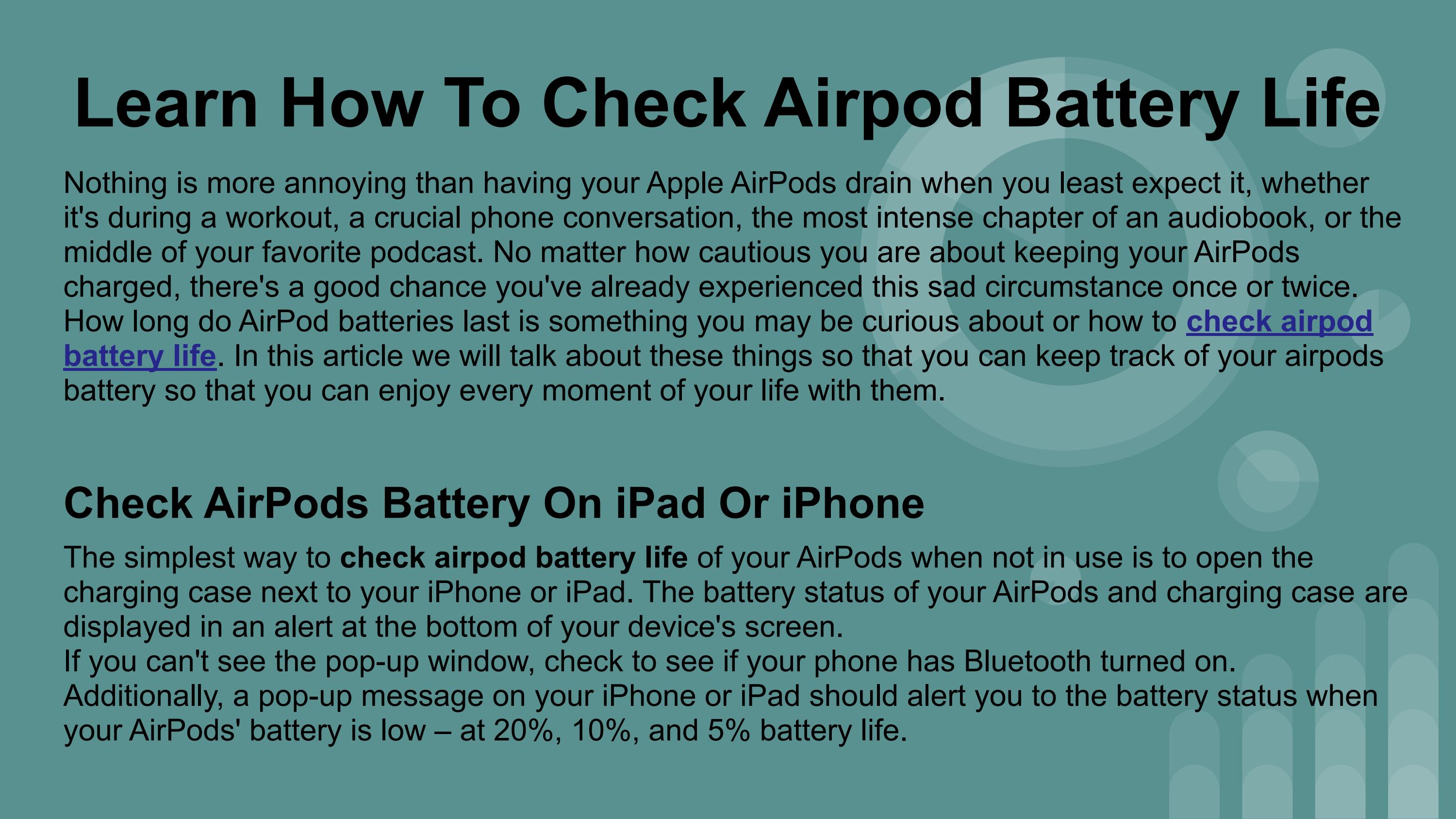 Learn How To Check Airpod Battery Life By Fiveplus Issuu learn-how-to-check-airpod-battery-life-by-fiveplus-issuu