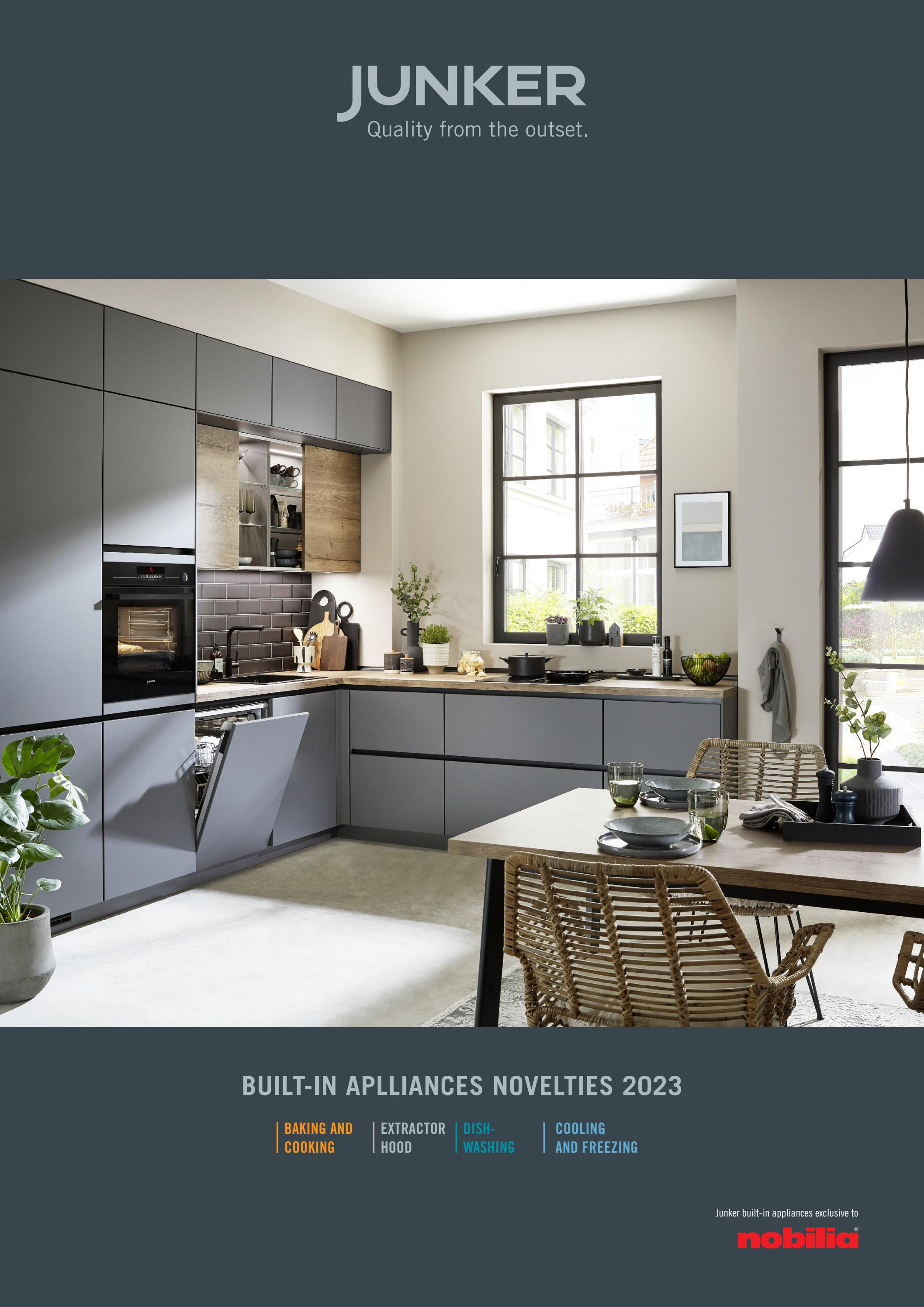 JUNKER BUILT-IN APLLIANCES NOVELTIES 2023 by Junker Einbaugeräte - Issuu