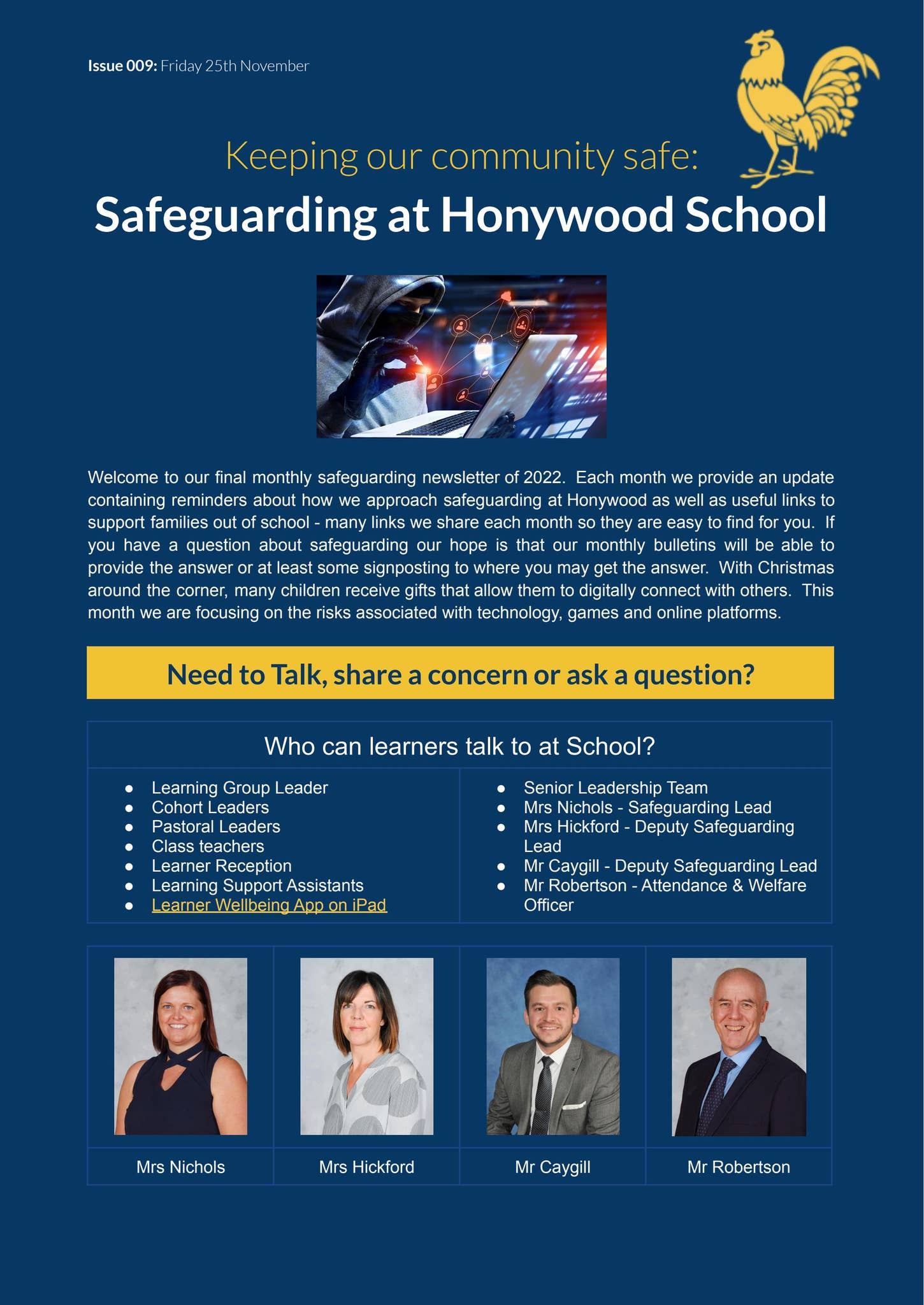 Safeguarding Newsletter - November 2022 by Honywood School - Issuu