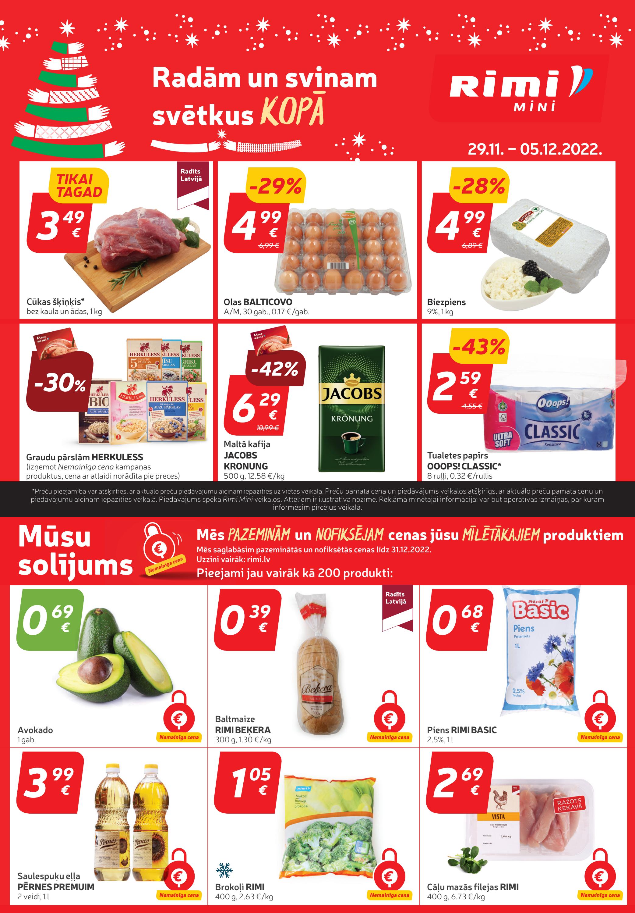Rimi Mini akciju buklets 29.11.-05.12.2022. by Rimi - Issuu