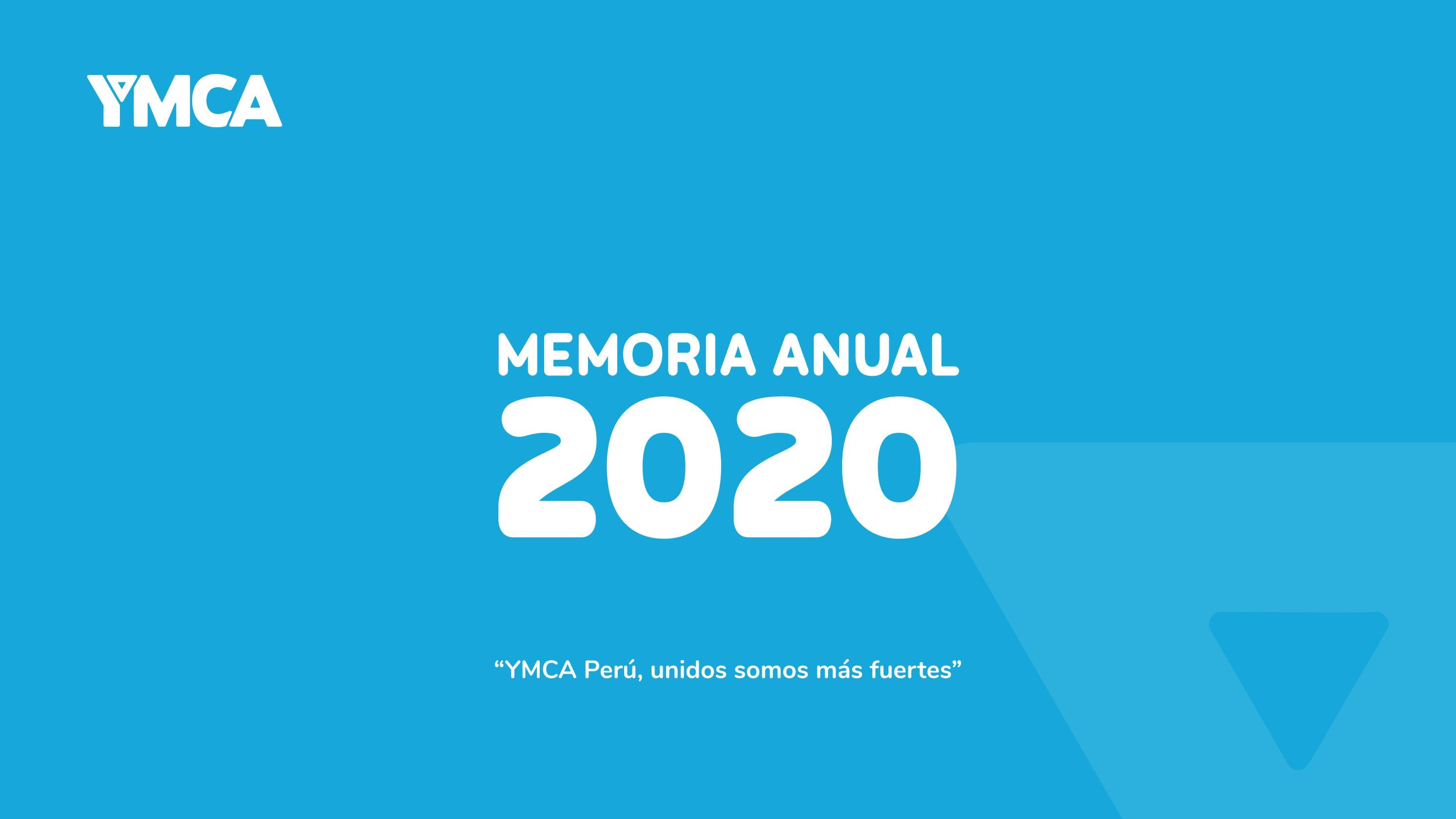Memoria 2020 YMCA Perú by YMCA Perú - Issuu