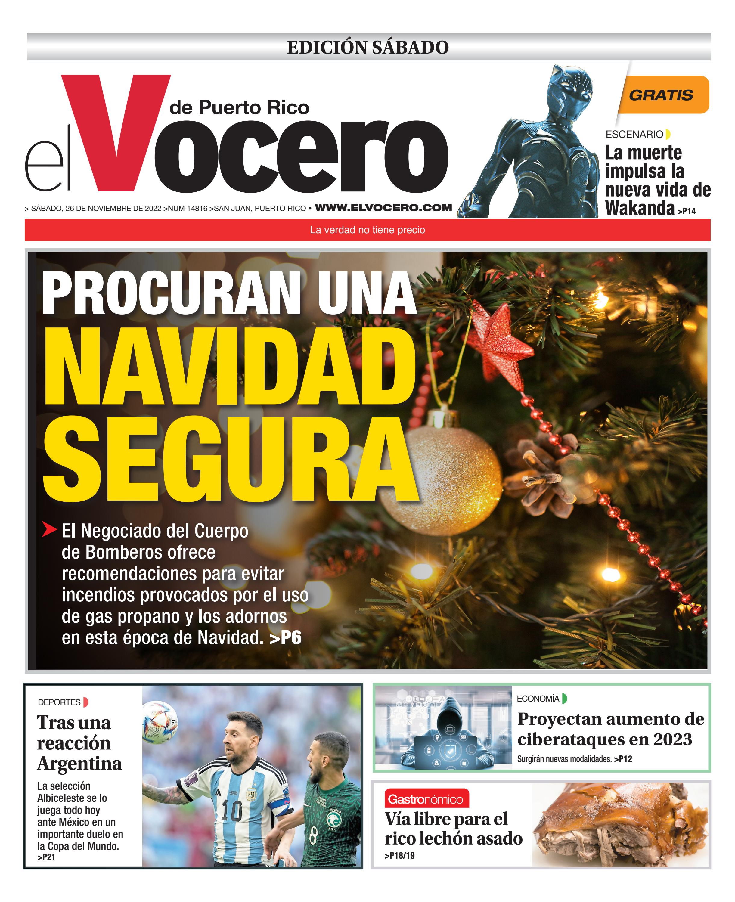 El Vocero edición 26 de noviembre de 2022 by El Vocero de Puerto Rico ...