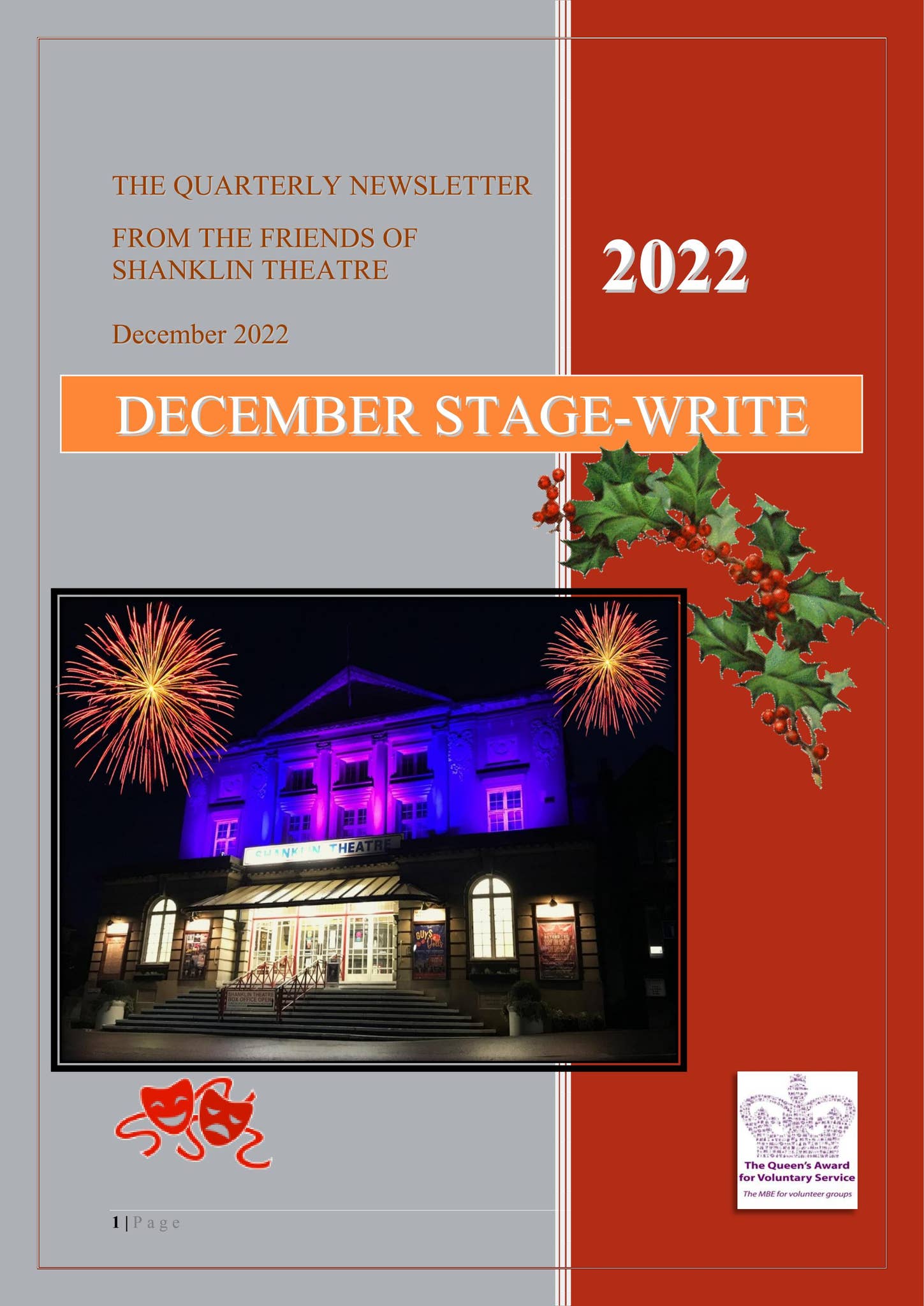 Stage Write December 2022 by Friends of Shanklin Theatre - Issuu