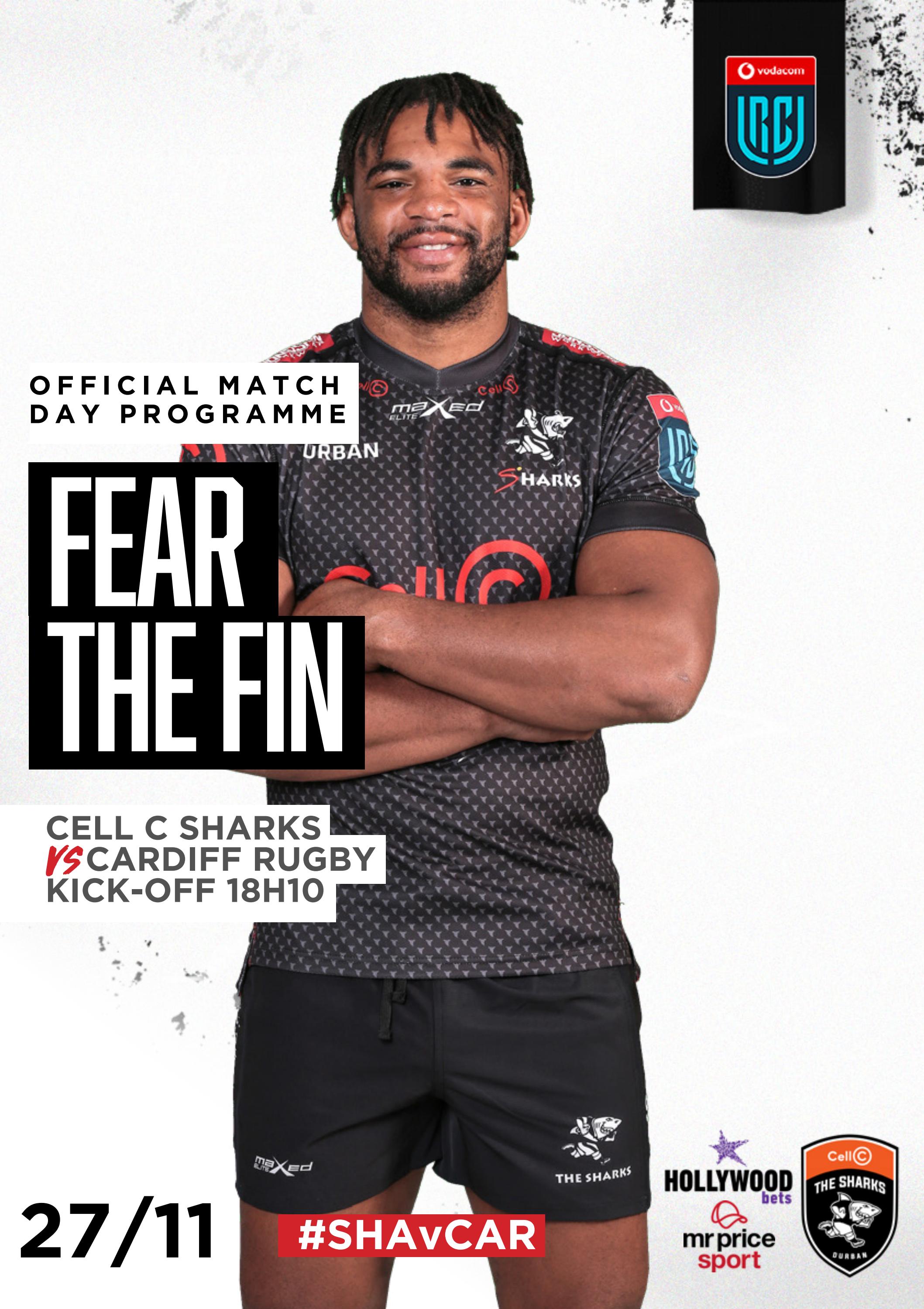 CELL C SHARKS VS CARDIFF RUGBY NOV 27 2022 by Sharks Uncaged - Issuu