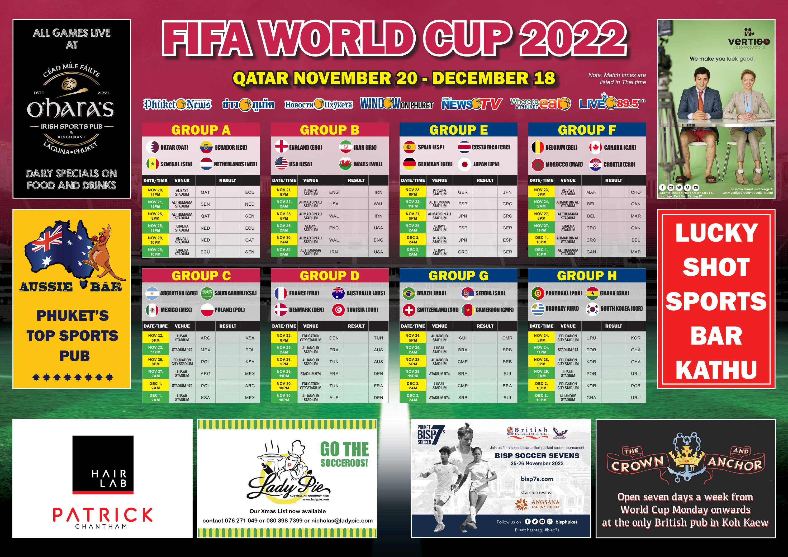 FIFA WORLD CUP Wall Chart 2022 by image-asia - Issuu