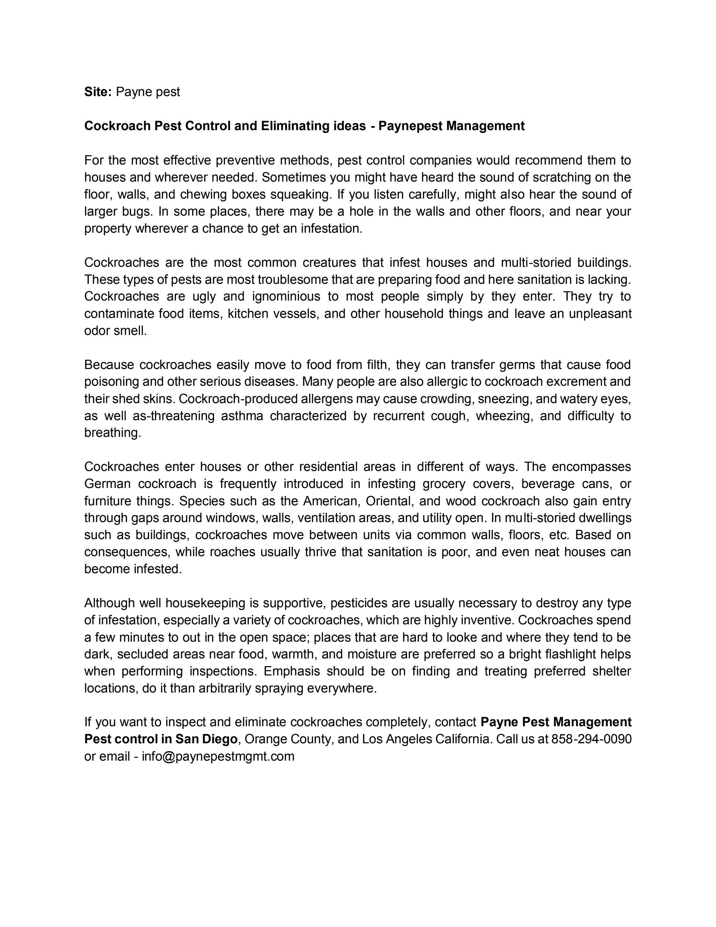 pack rat extermination San diego | Pest Inspection San diego by Payne ...