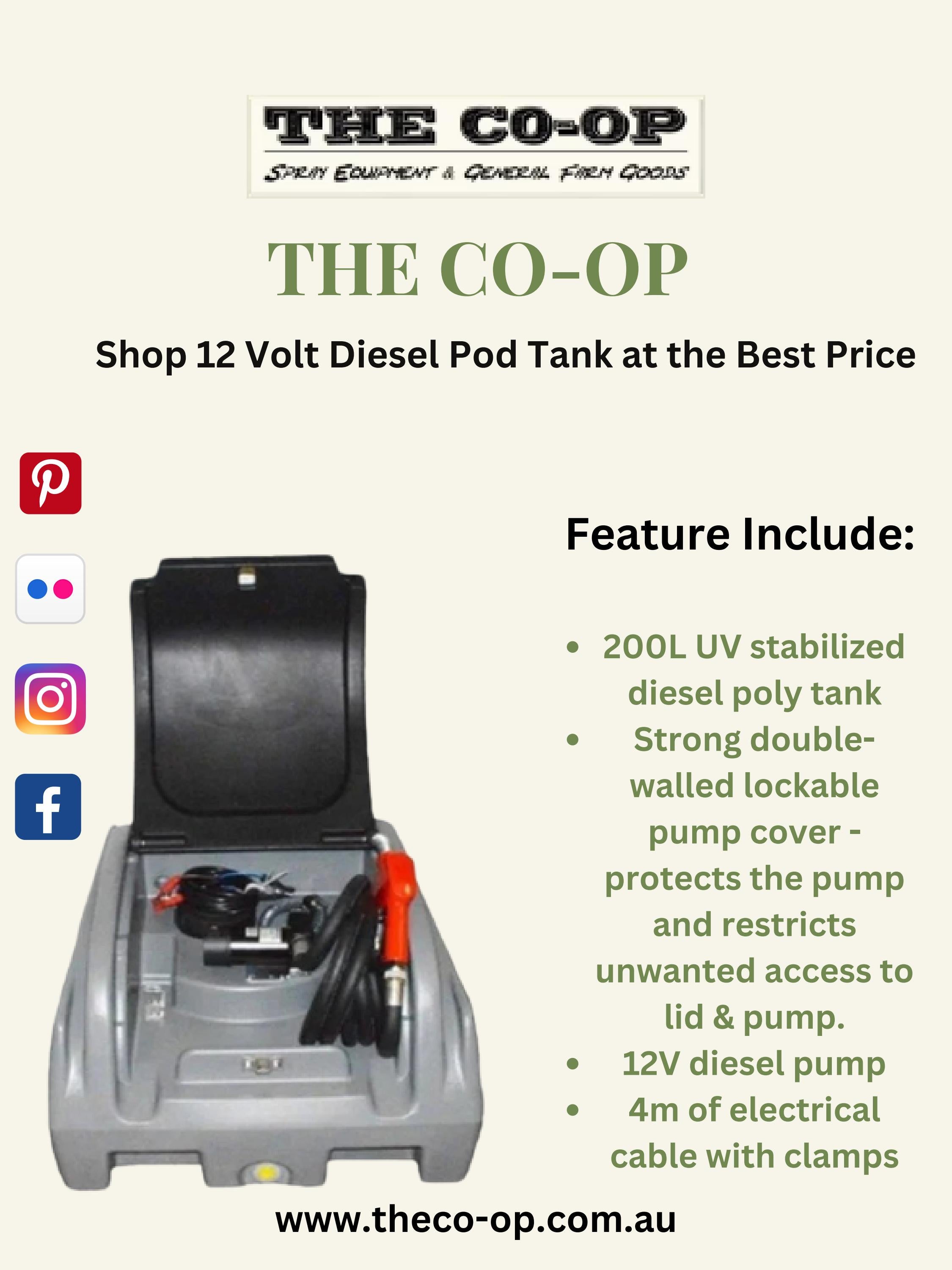 Shop 12 Volt Diesel Pod Tank at the Best Price - THE CO-OP by The Co-Op ...