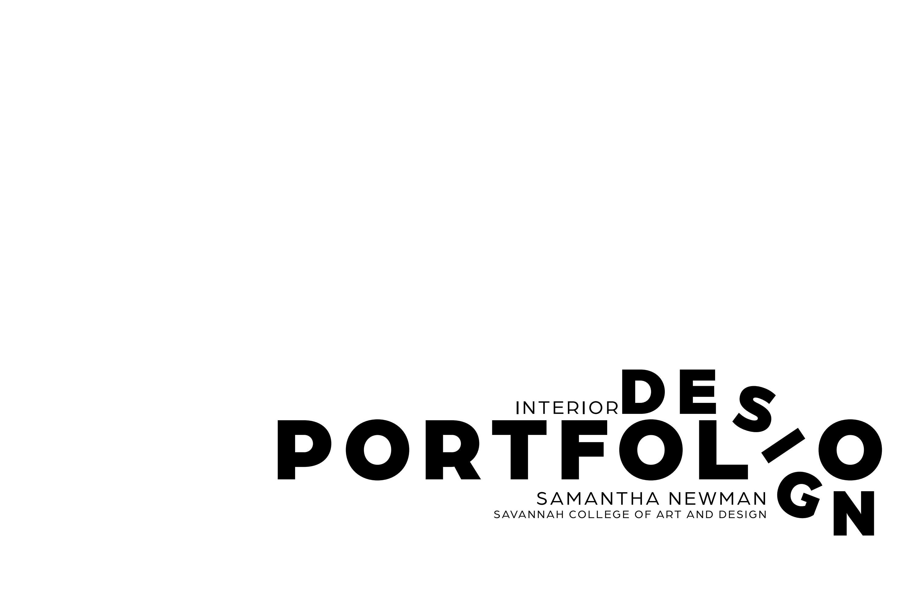 Samantha Newman Design Portfolio by Samantha Newman - Issuu