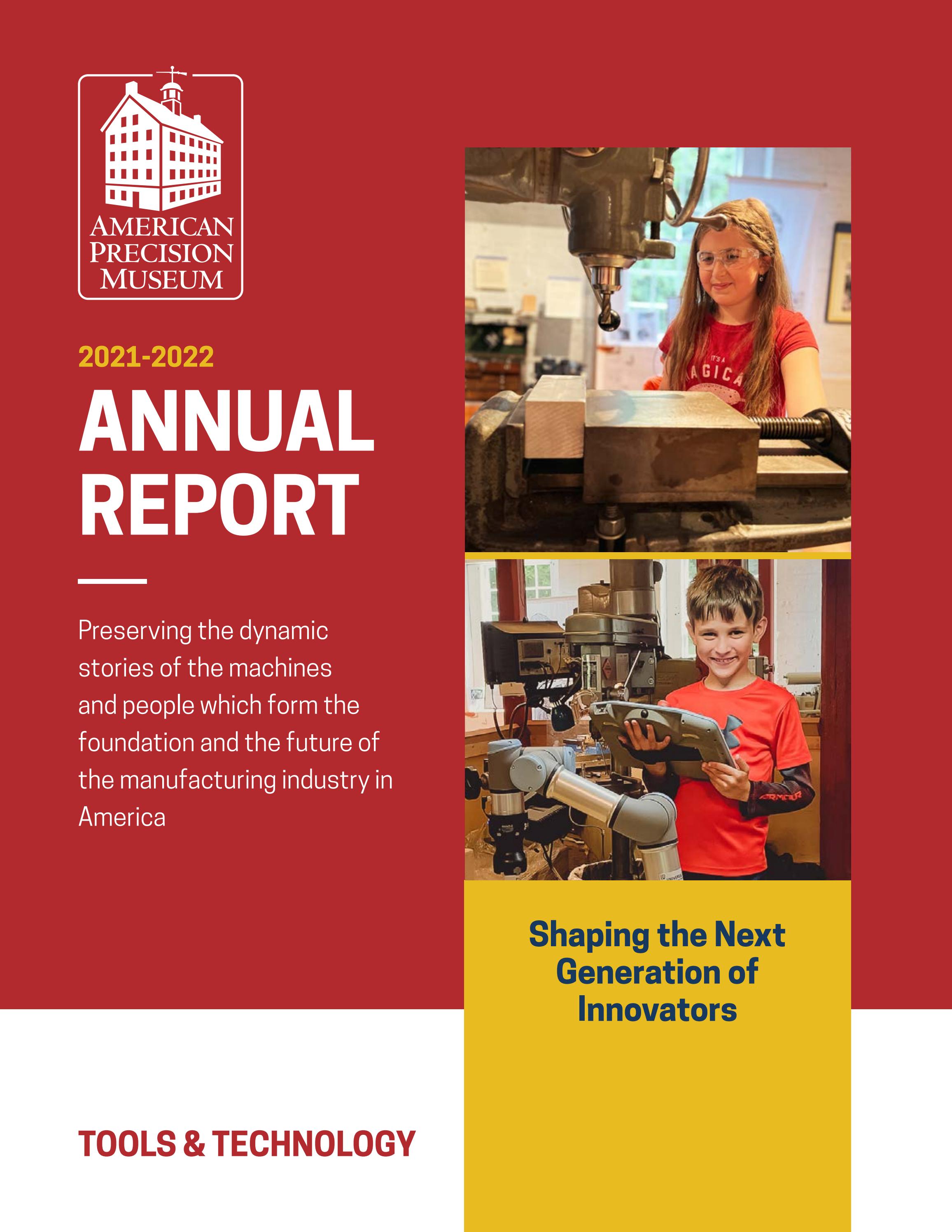 American Precision Museum Annual Report 2021-2022 by ...