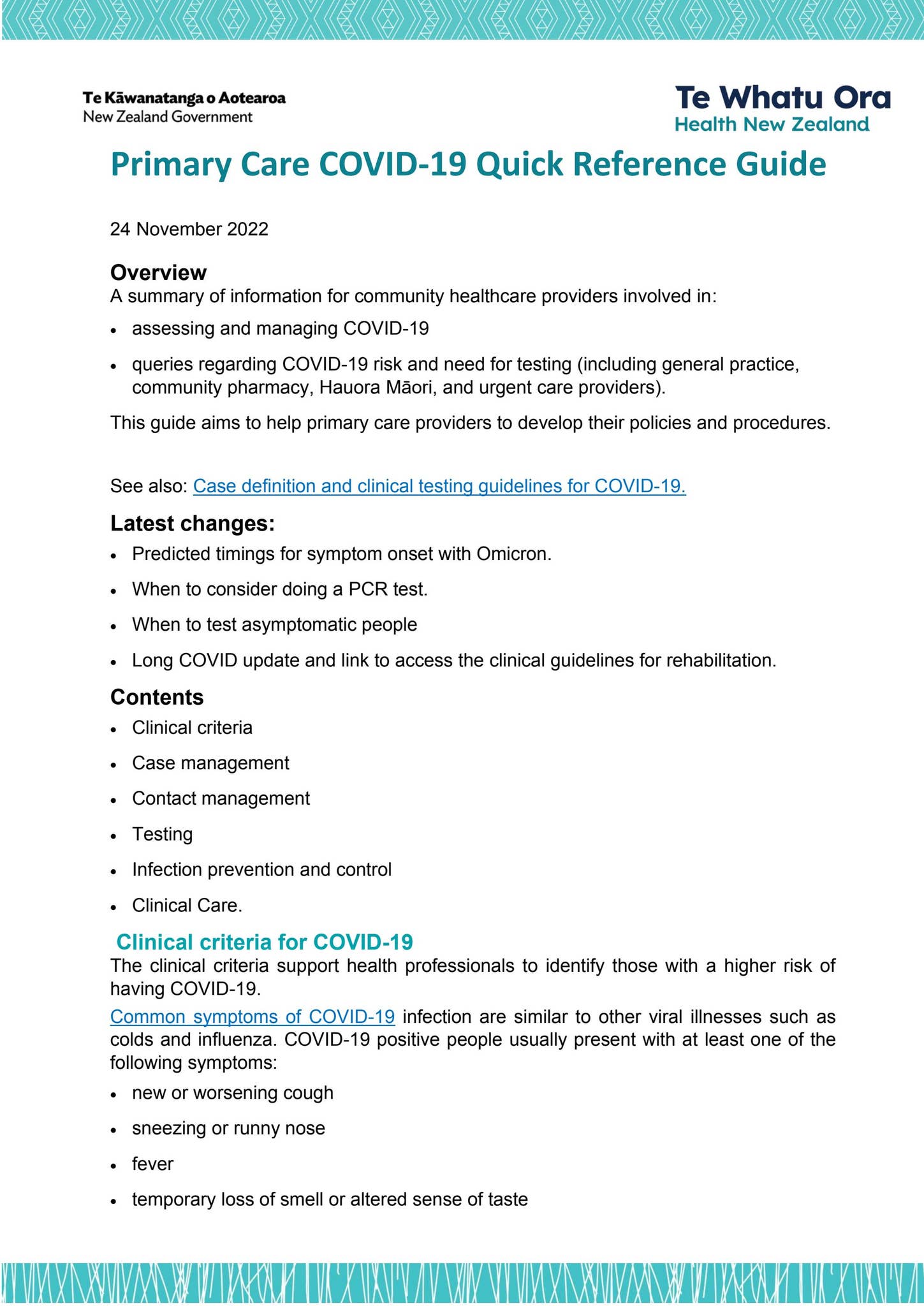 Primary Care Quick Reference Guide by WBOP PHO - Issuu