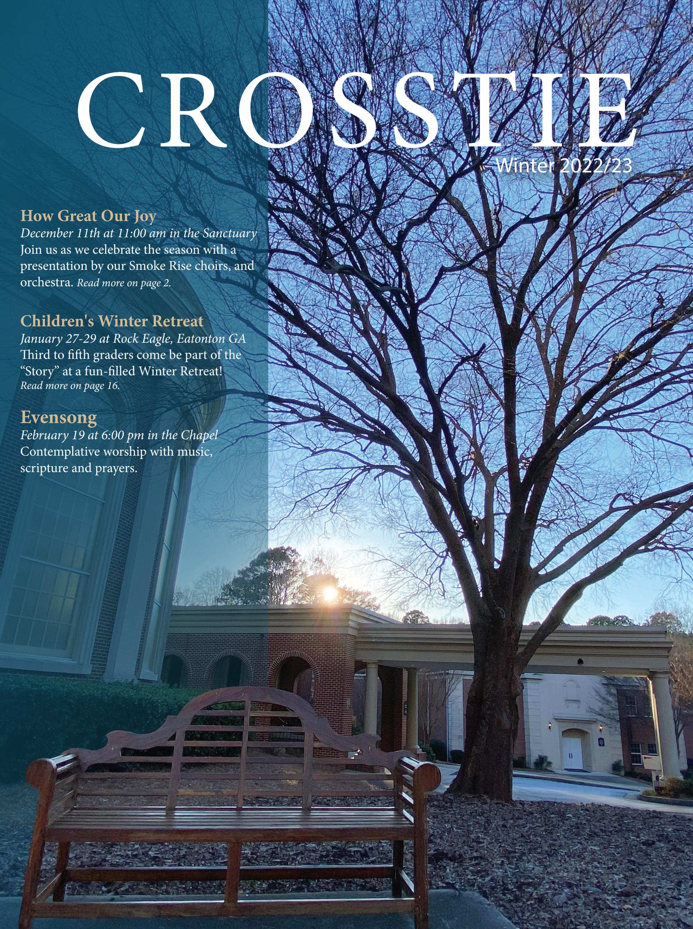 Winter 22/23 CrossTie by Smoke Rise Baptist Church - Issuu