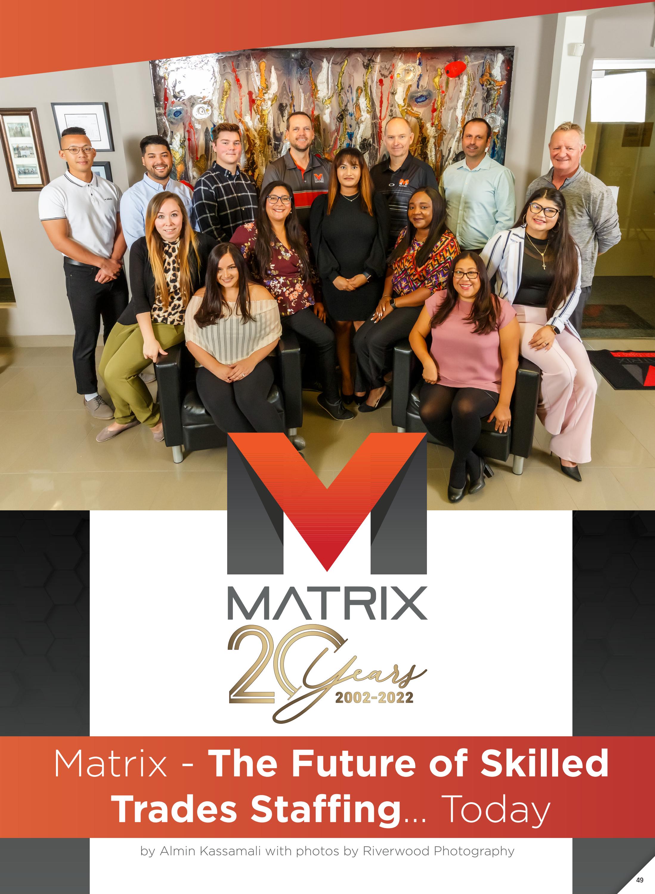 Matrix Labour Leasing - Celebrating 20 Years by Business in Calgary - Issuu
