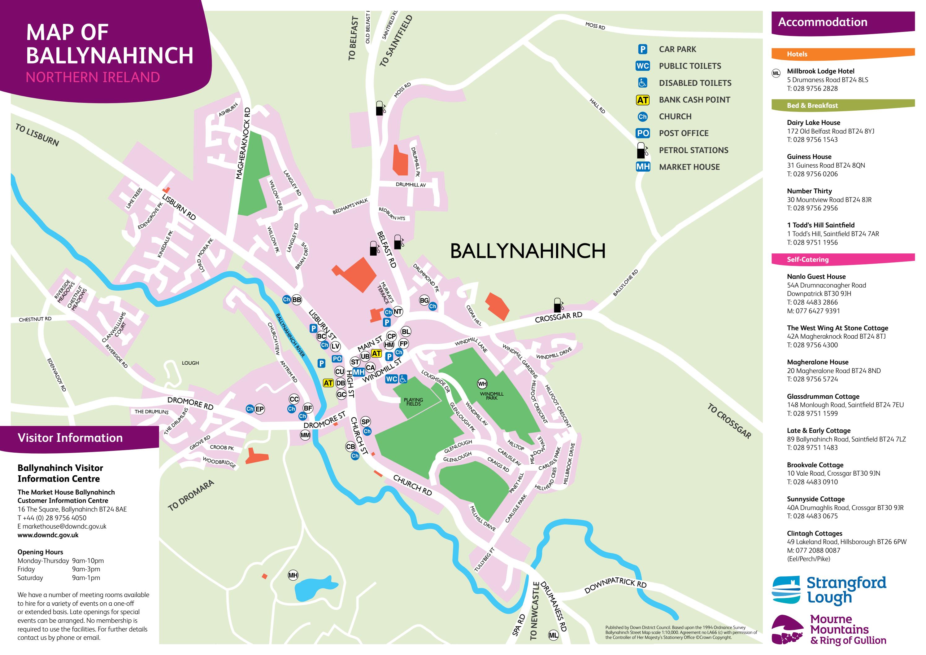 Ballynahinch Town Map by VisitMourne - Issuu