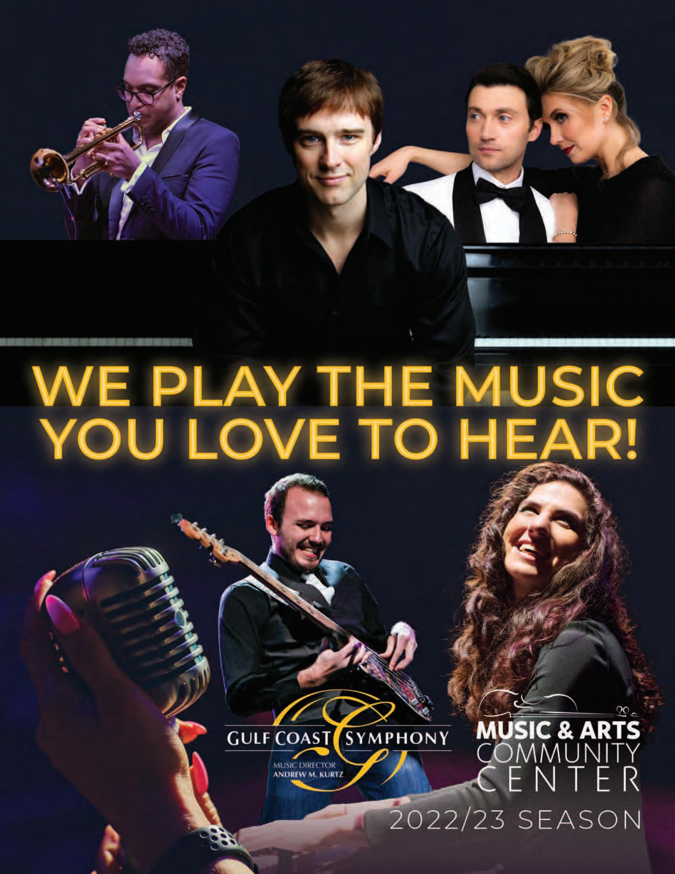 Season Brochure 2022-2023 by Gulf Coast Symphony - Issuu