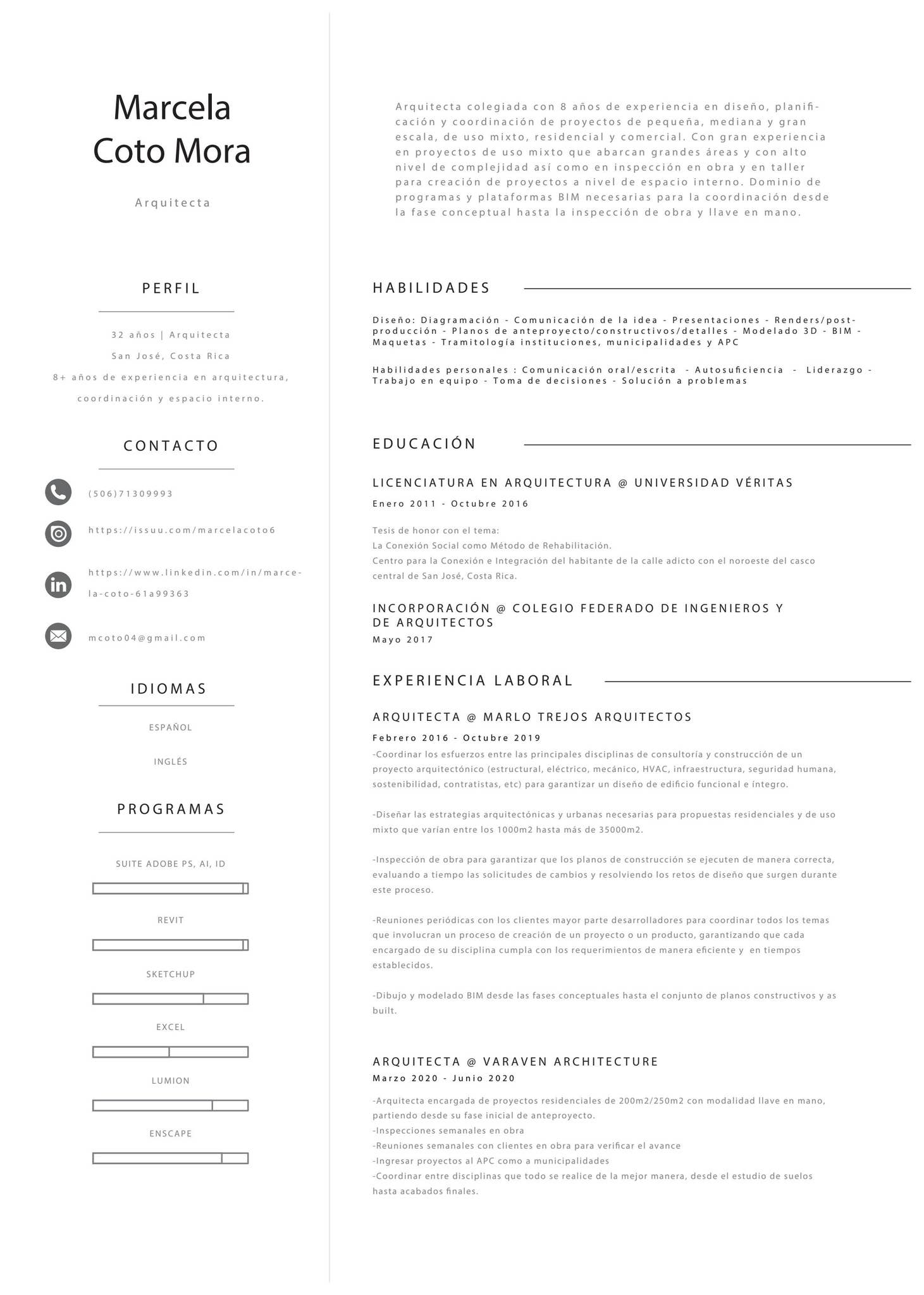 CV Marcela Coto 2022 by Marcela Coto - Issuu