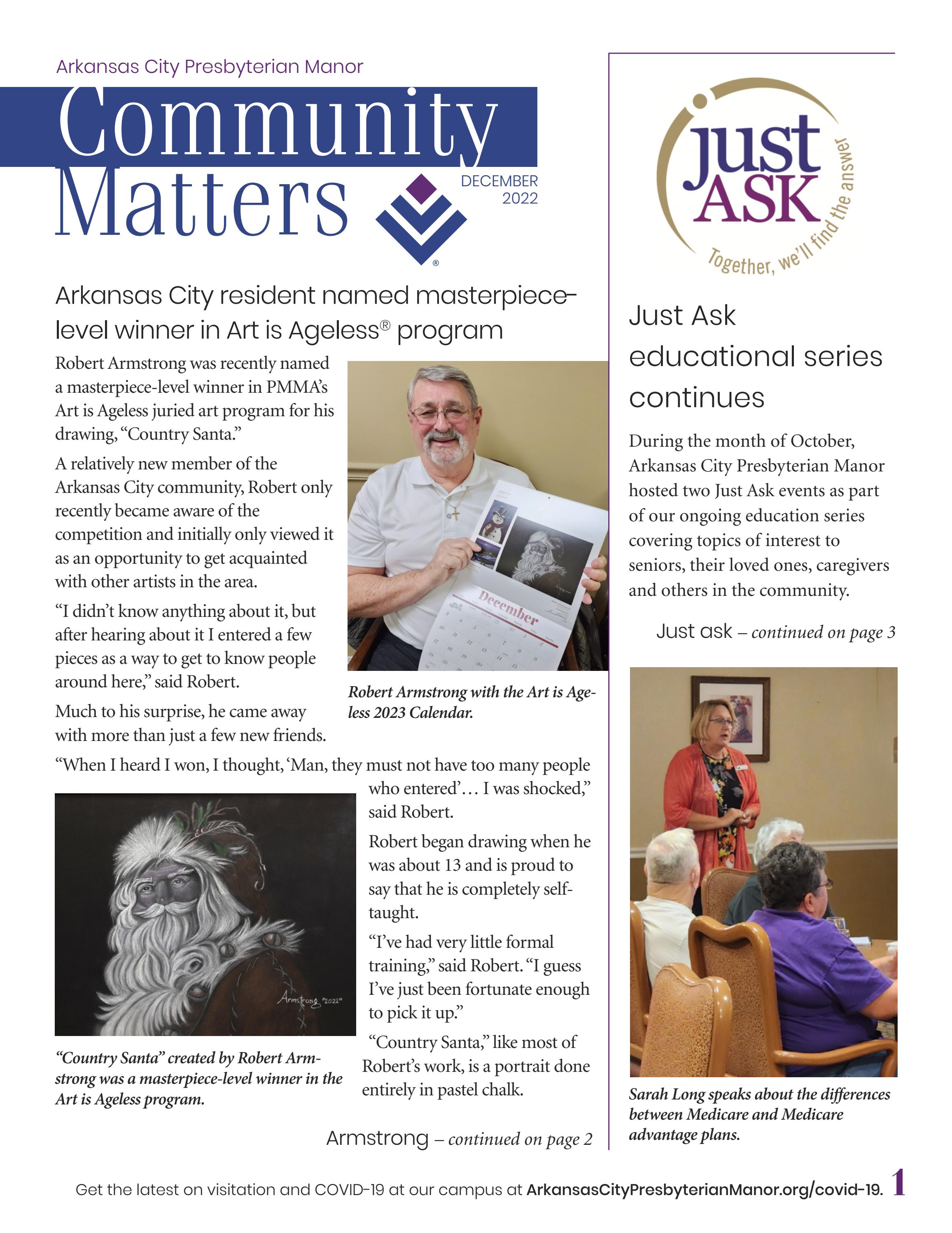 Arkansas City Community Matters - December 2022 by Presbyterian Manors ...
