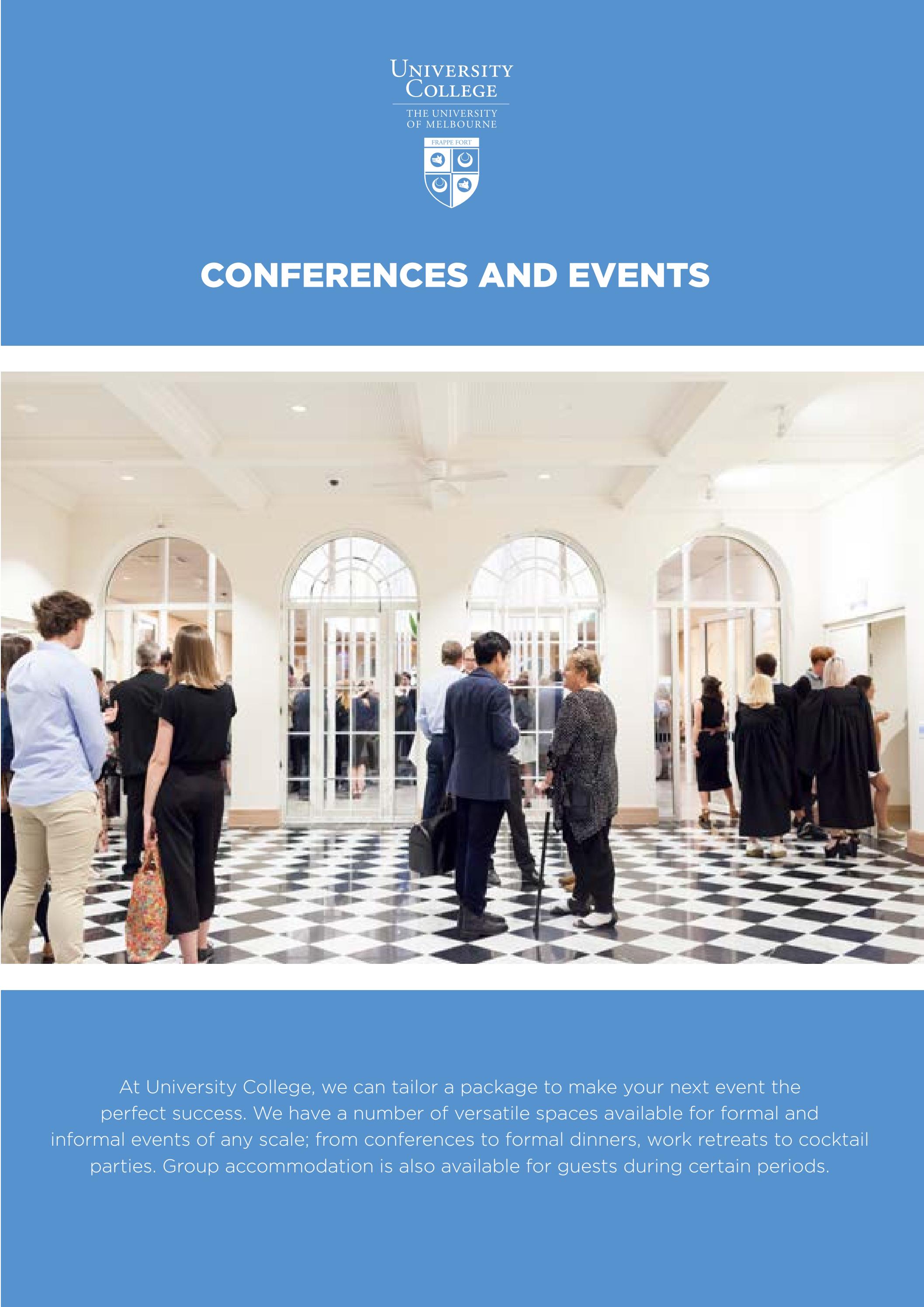 Conferences and Events at University College by University College ...