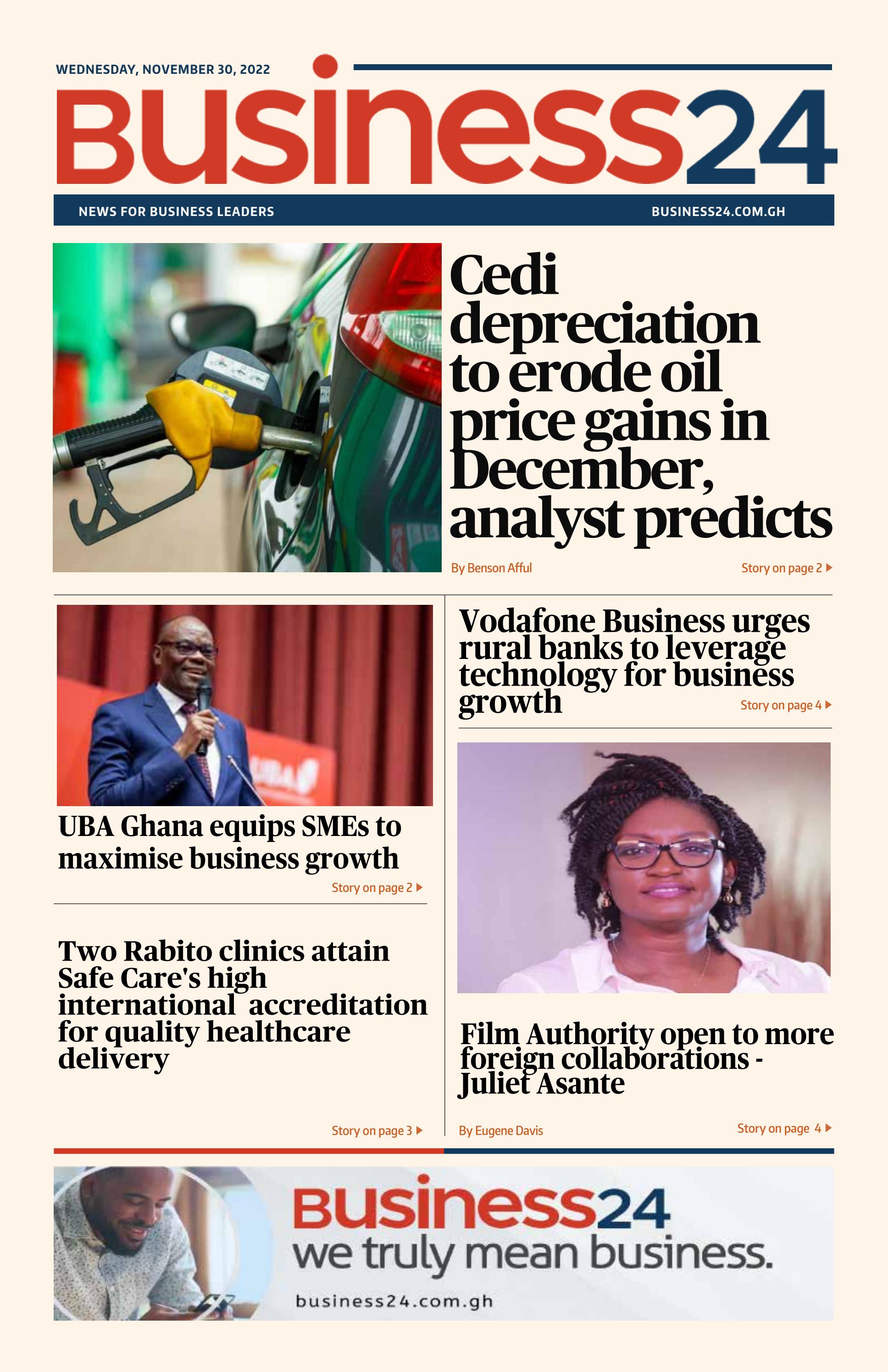 Business24 Newspaper 30 November 2022 by Business24 Online - Issuu