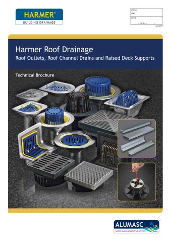 Harmer Roof Drainage Technical Brochure by Alumasc Water Management ...
