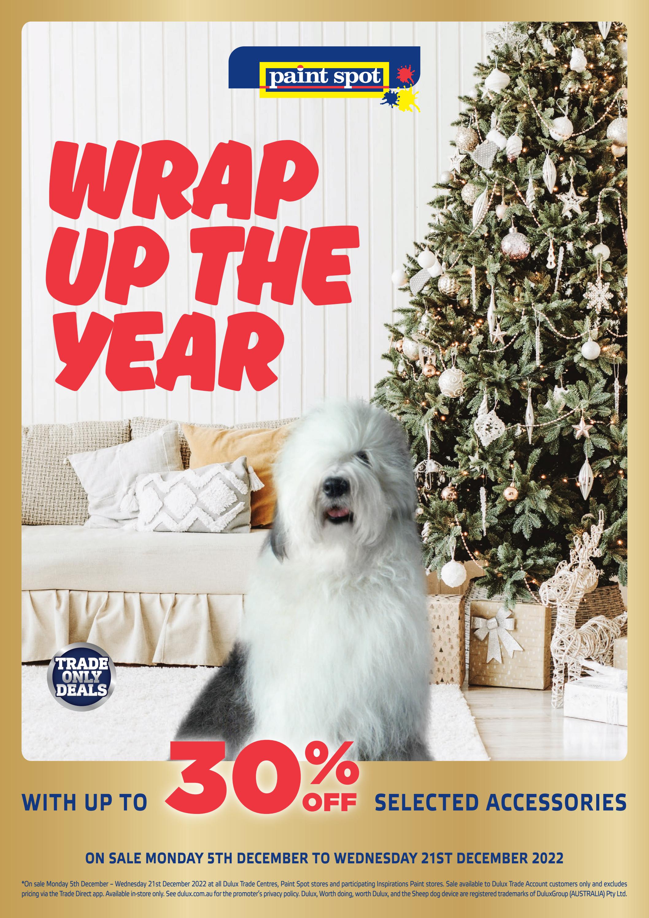 Paint Spot Wrap Up the Year Sale 2022 by Dulux Australia - Issuu