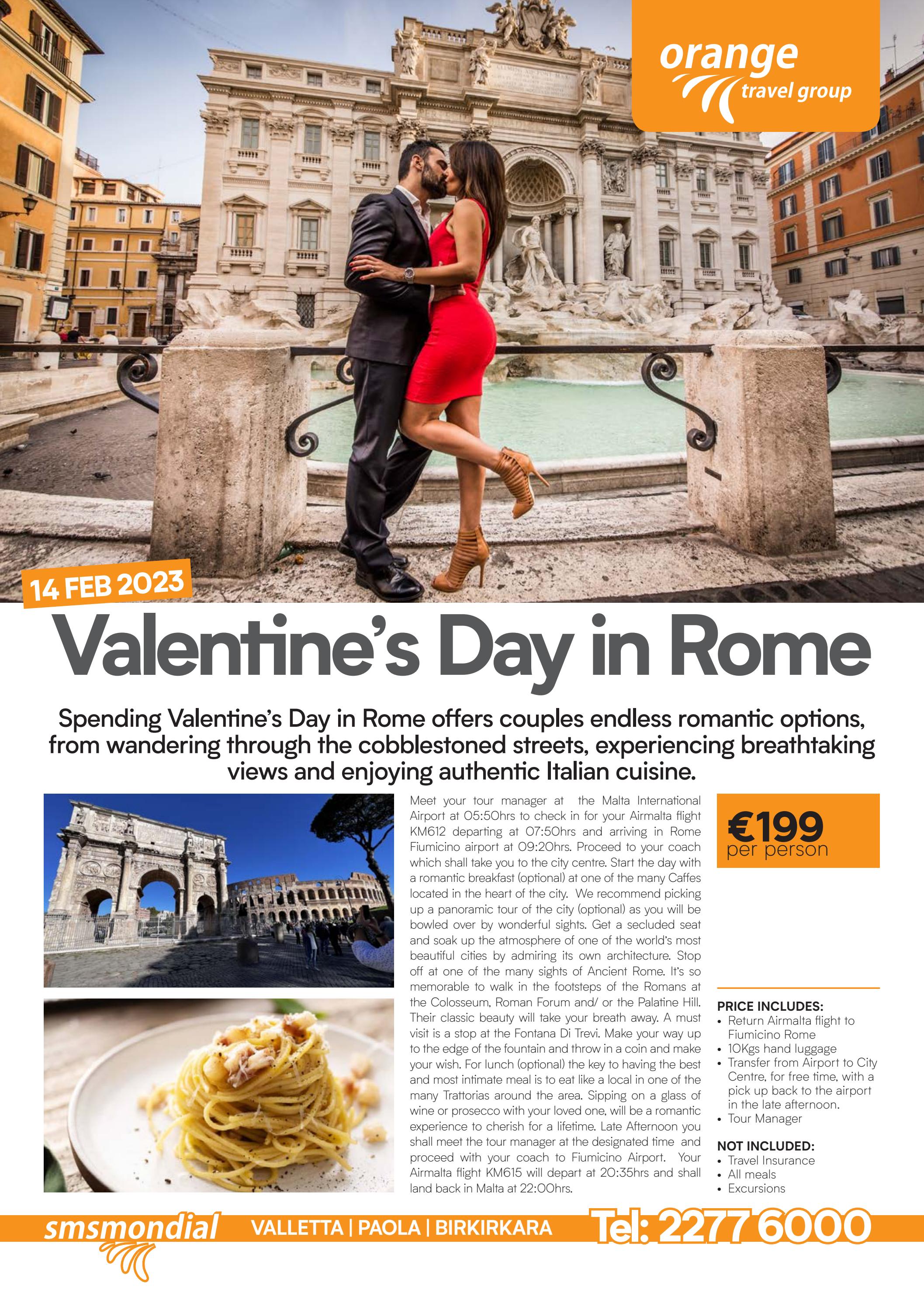 Valentines Day in Rome by Orange Travel Group - Issuu