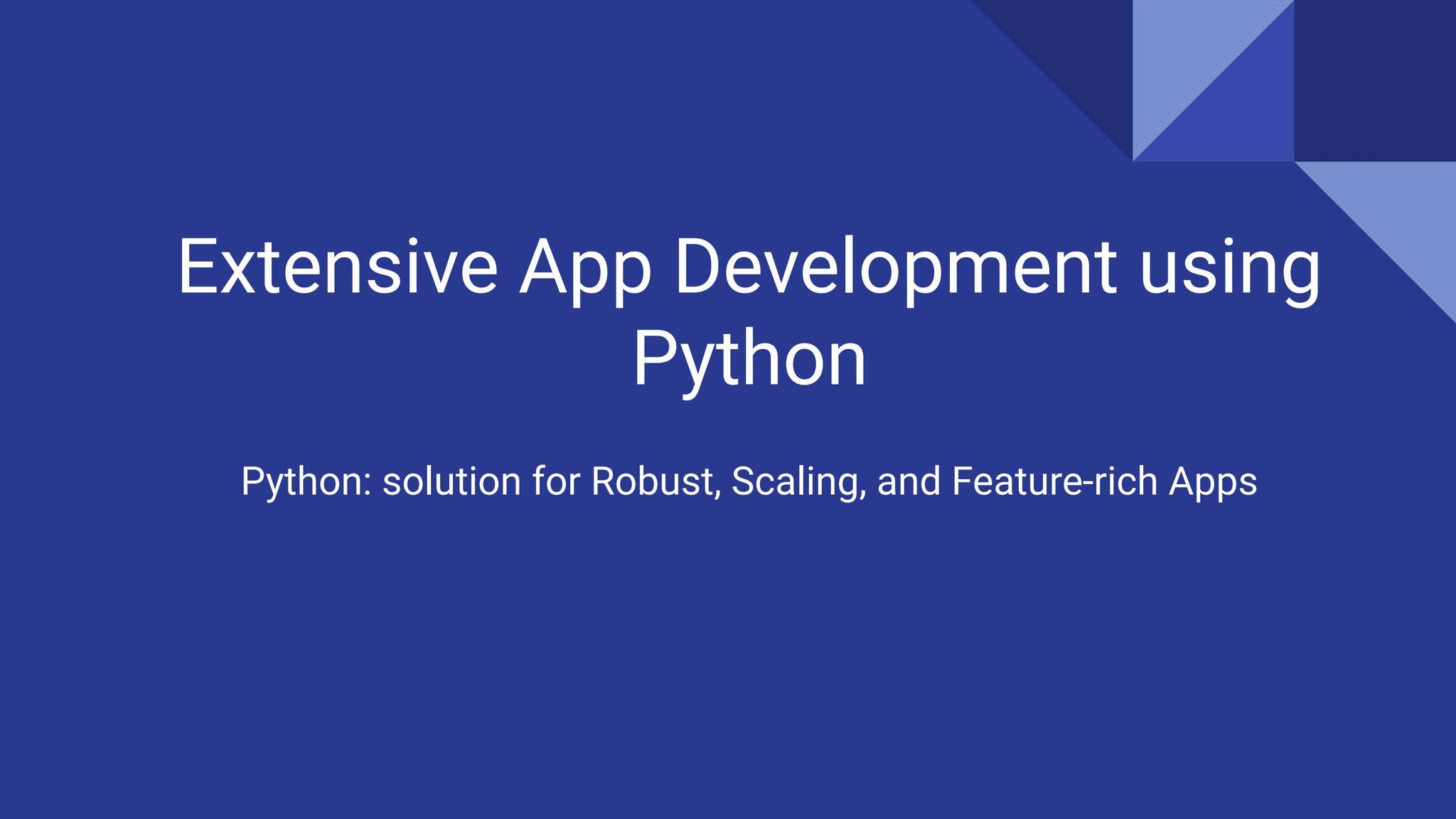 Extensive App Development using Python by OnGraph Technologies - Issuu