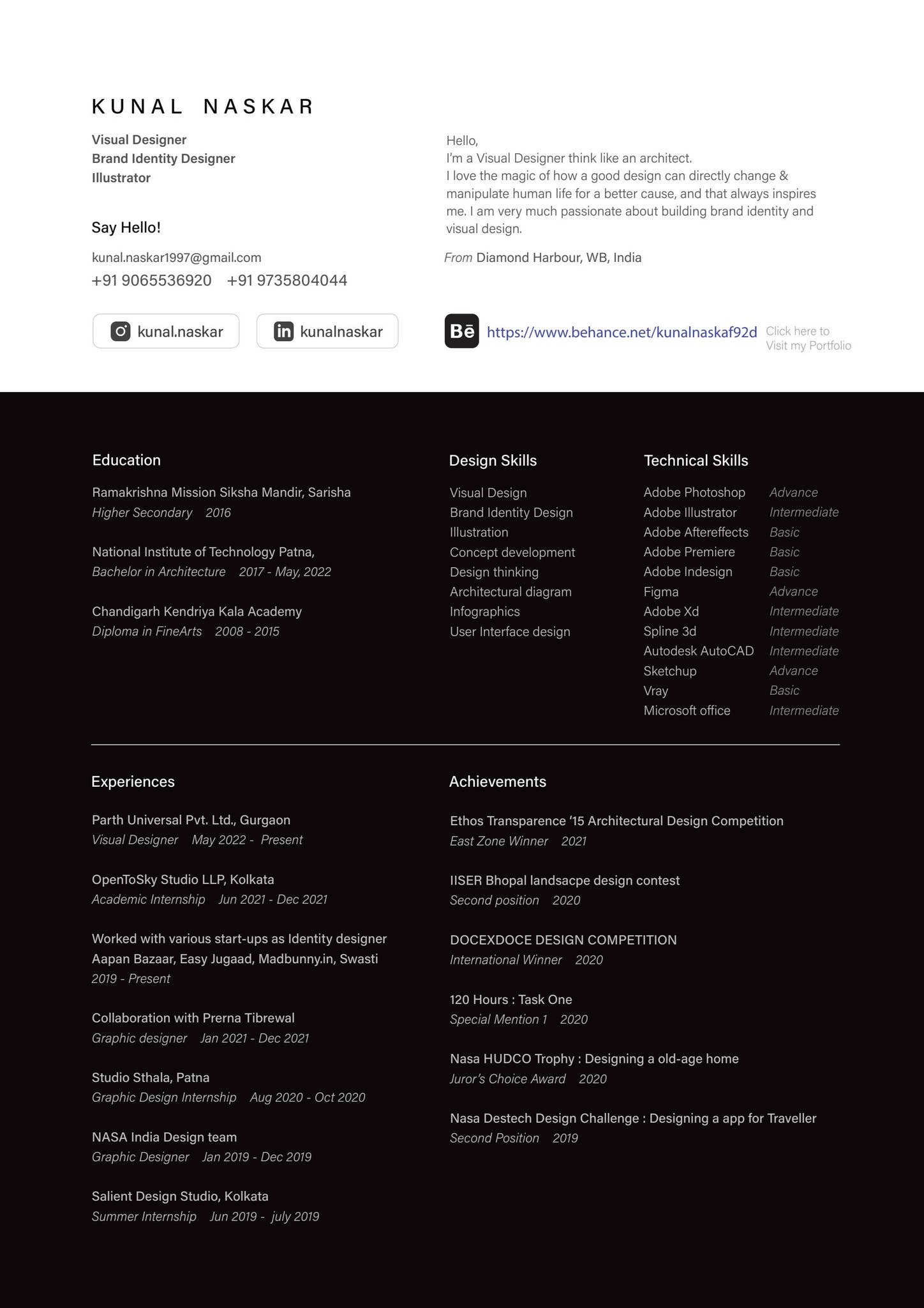 RESUME_KUNAL NASKAR by Kunal Naskar - Issuu