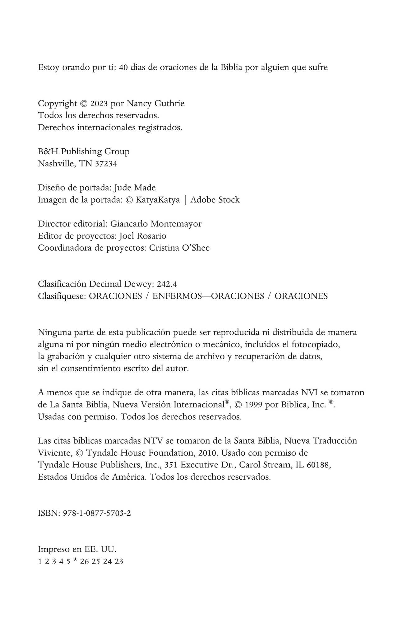 Estoy orando por ti - Nancy Guthrie (muestra) by lifeway-espanol - Issuu