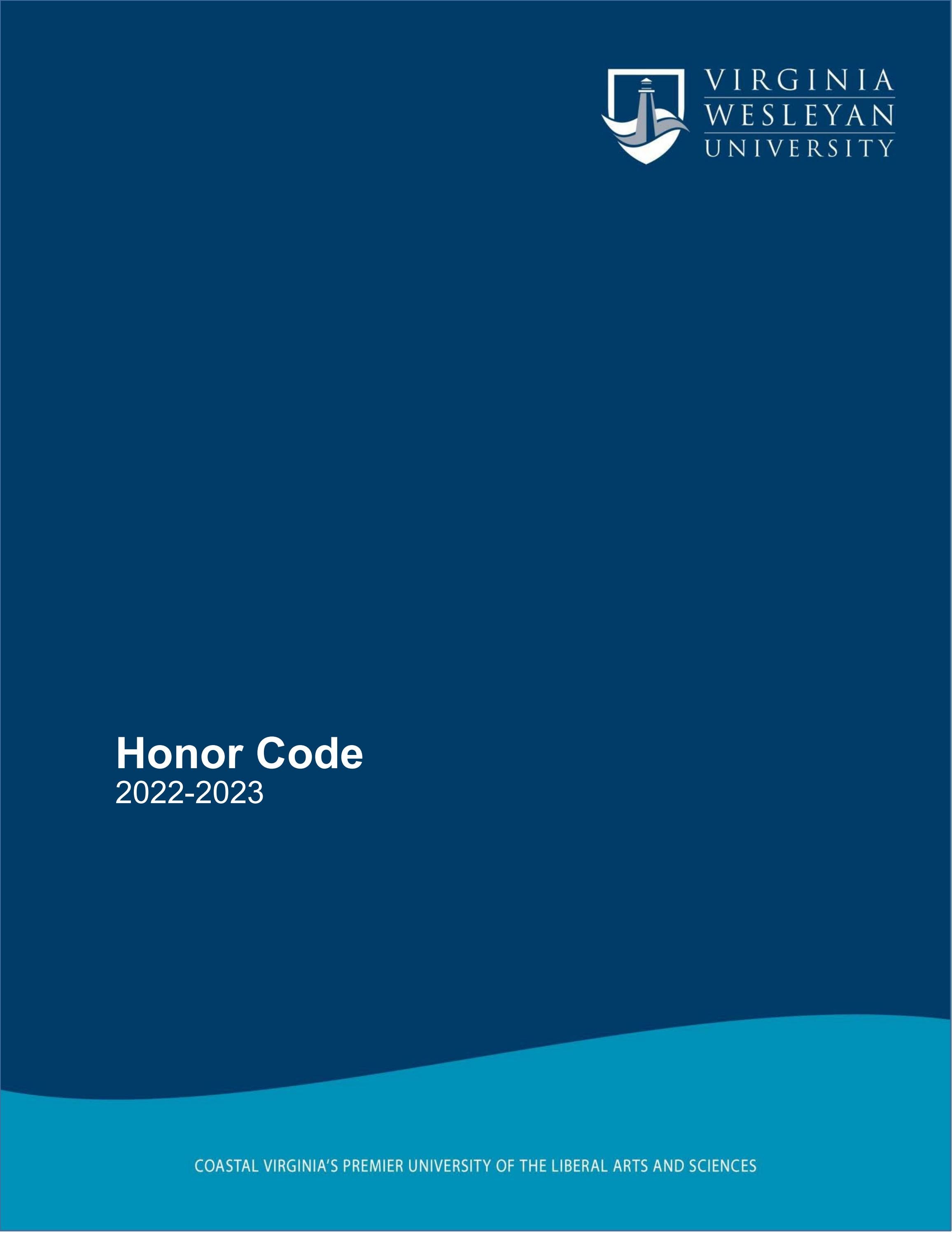 2022-2023 VWU Honor Code by Virginia Wesleyan University - Issuu