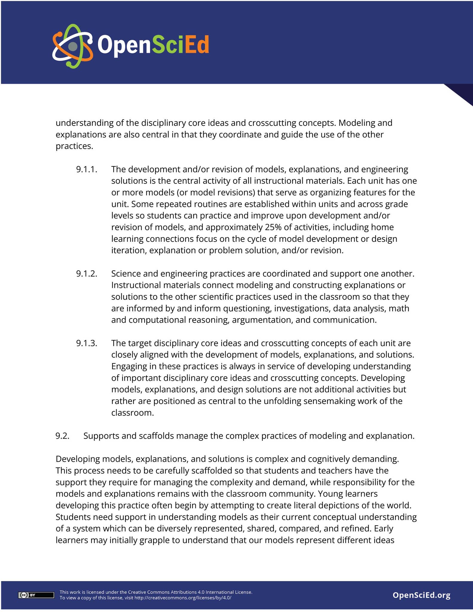 OpenSciEd Elementary School Design Specifications by openscied - Issuu