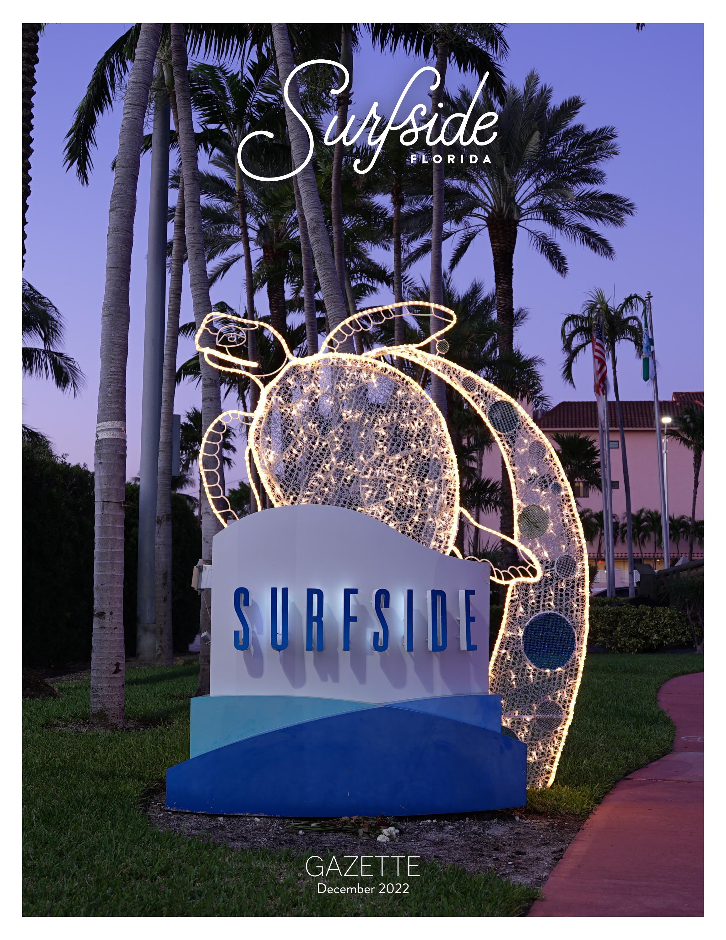 Town of Surfside Gazette December 2022 by Town of Surfside - Issuu
