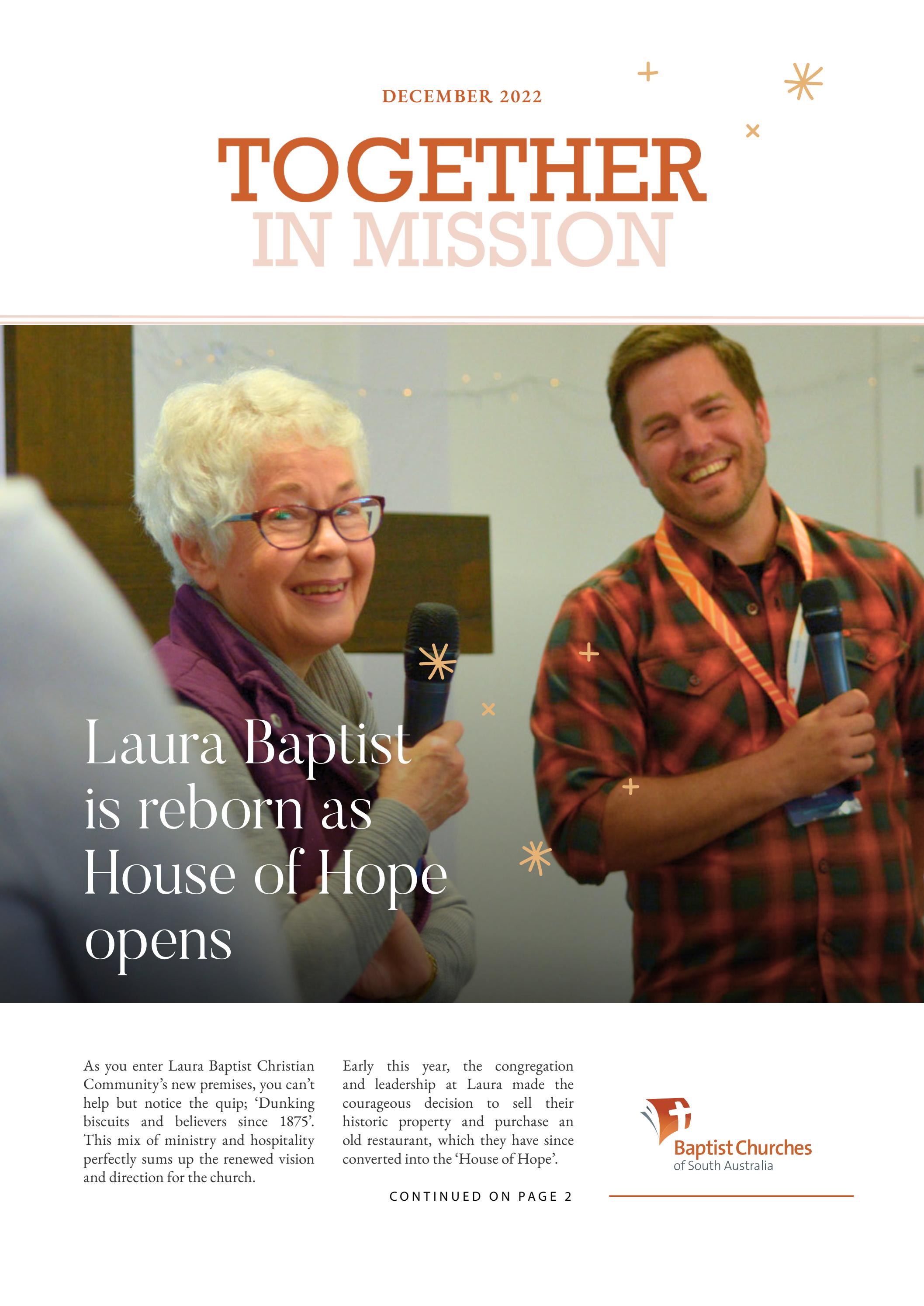 Together in Mission | December 2022 by Baptist Churches of South ...