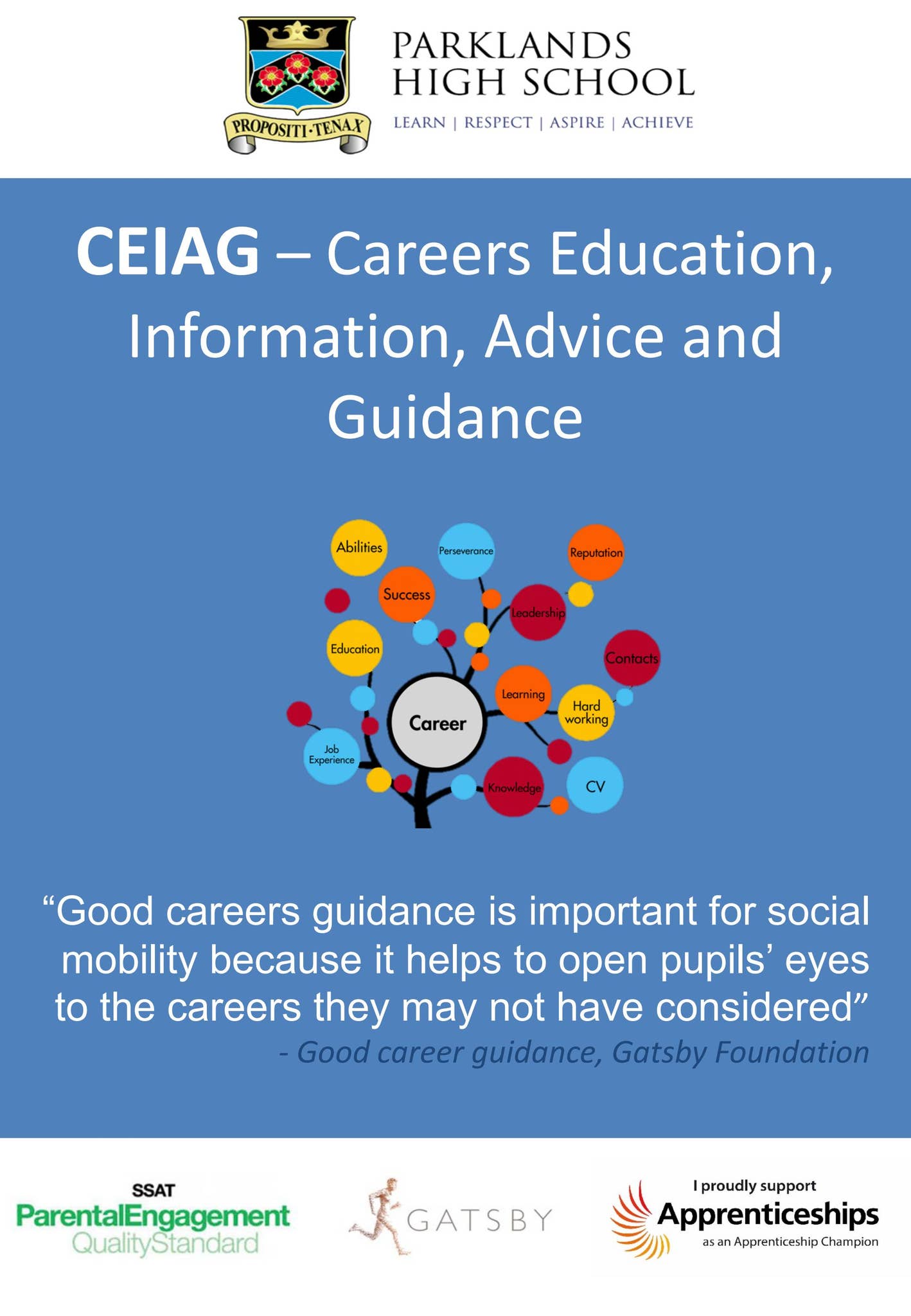 CEIAG Overview - Parklands High School by Schudio - Issuu