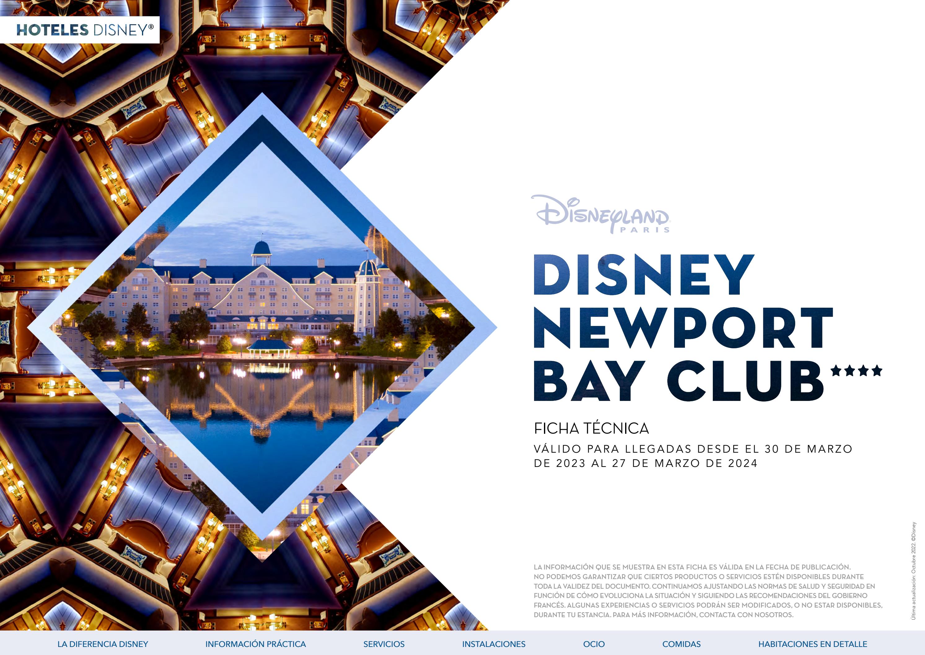 LP - FICHAS TÉCNICAS. HOTEL Disney Newport Bay Club (ES) by Ávoris - Issuu