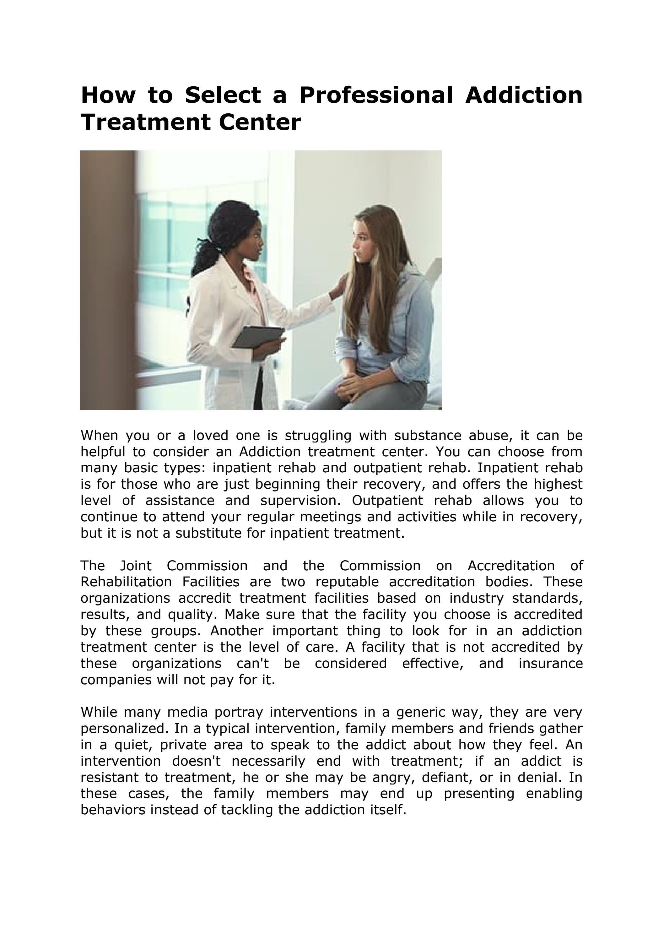 Addiction Treatment Center Business Network by asurgenthealth - Issuu
