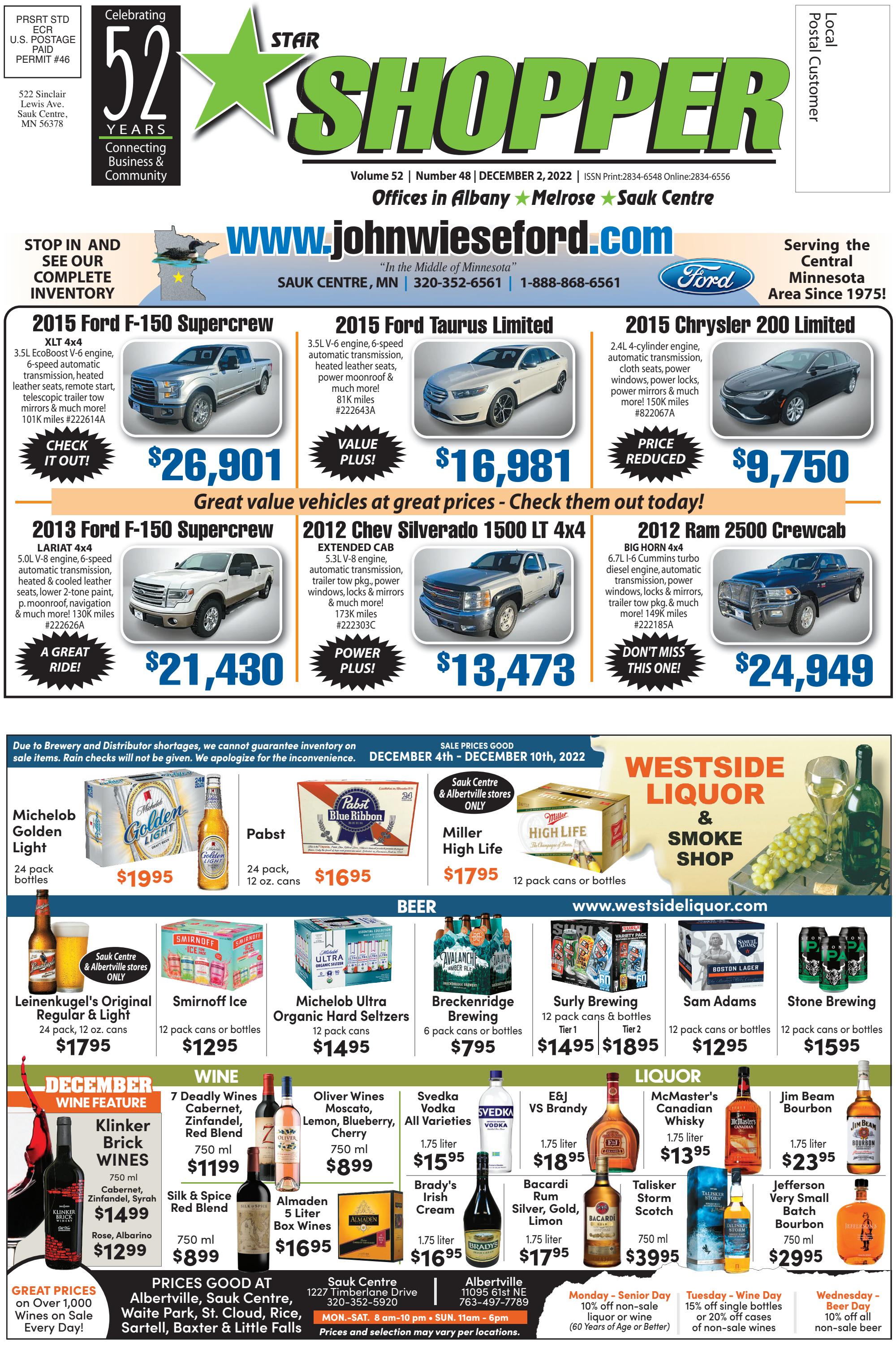 Star Shopper - December 2, 2022 by Star Publications - Issuu