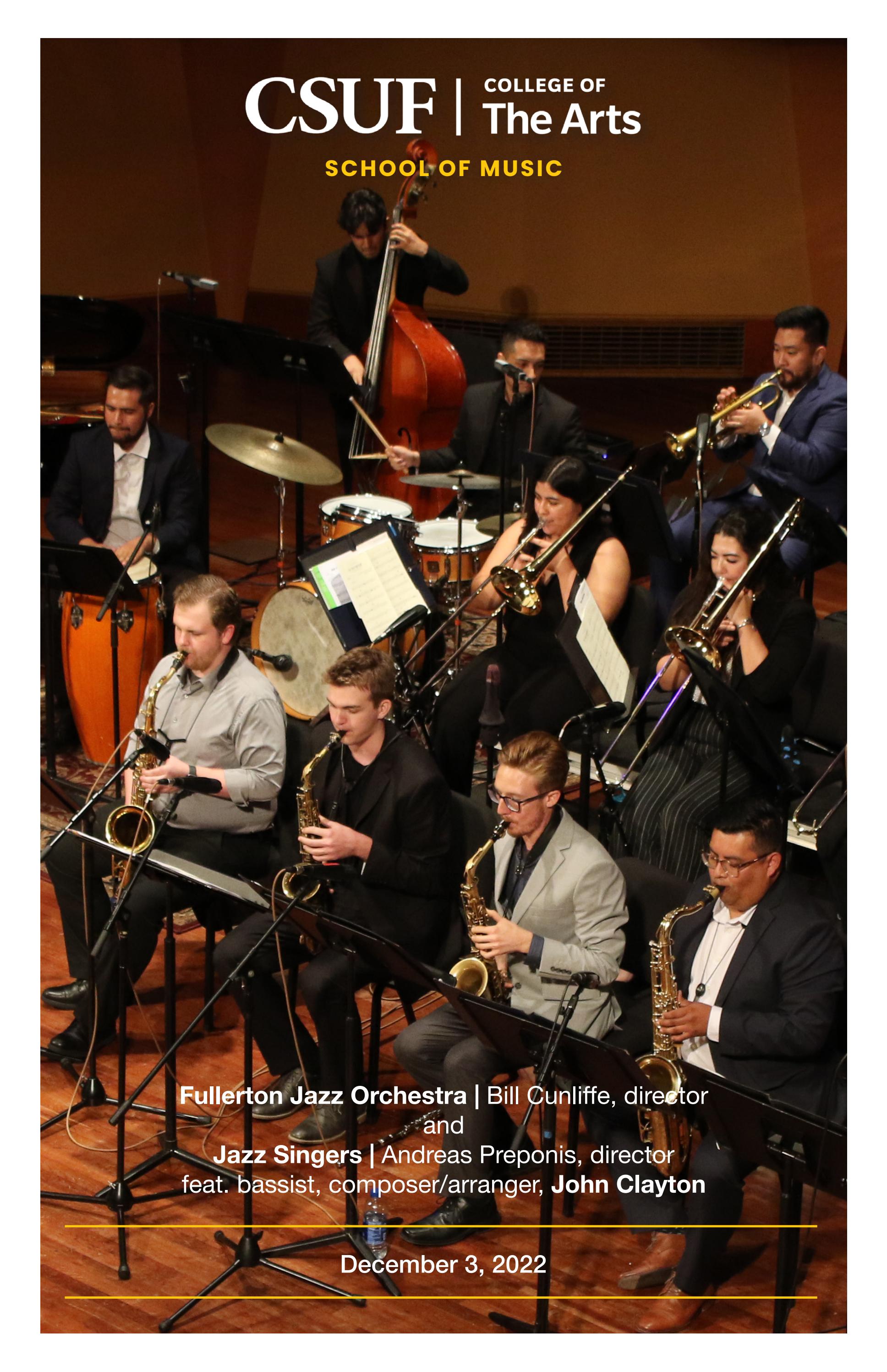 "Fullerton Jazz Orchestra" program by csuf_COTA - Issuu