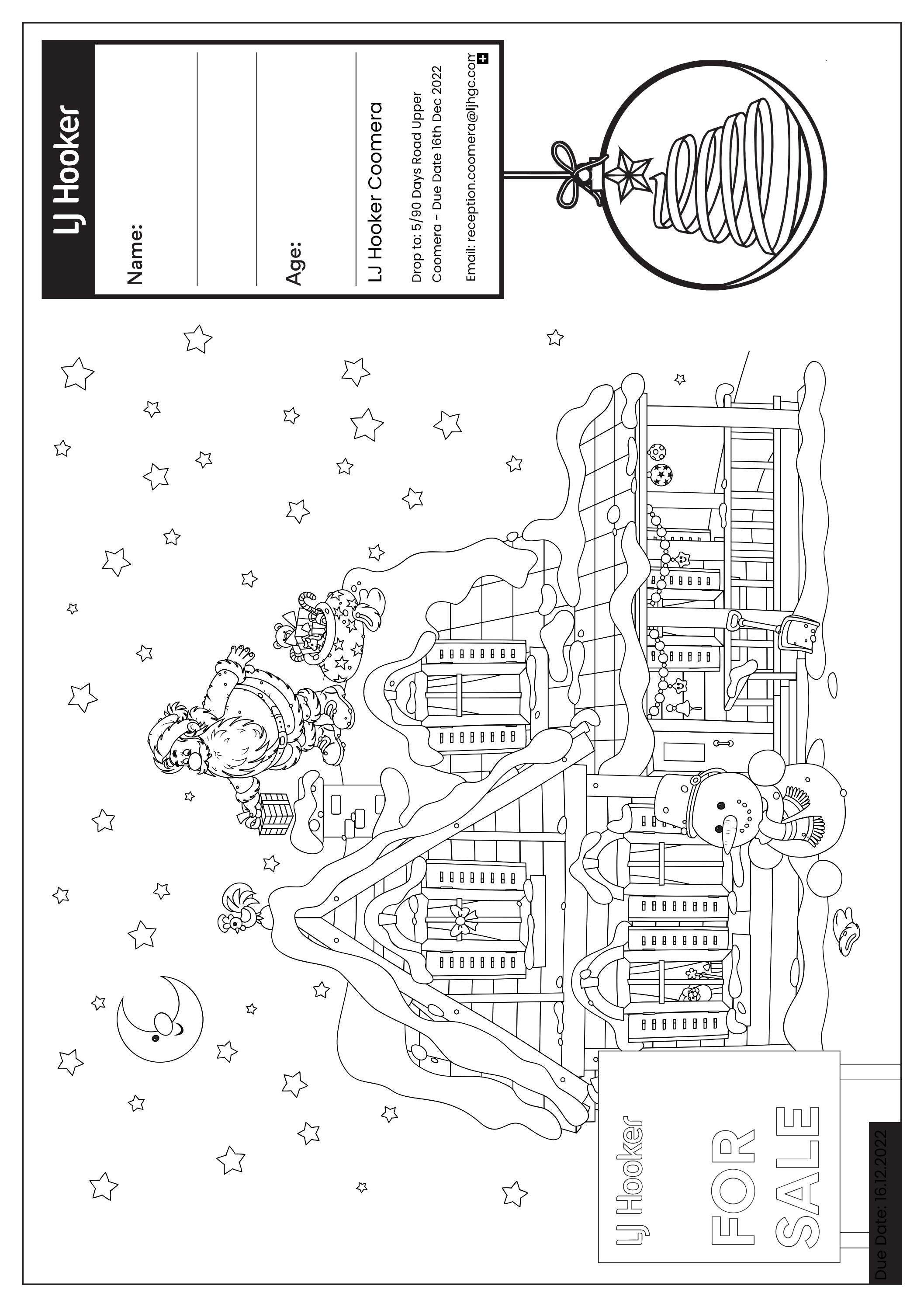 LJ Hooker Coomera Christmas Colouring In Comp by ljhnerang - Issuu