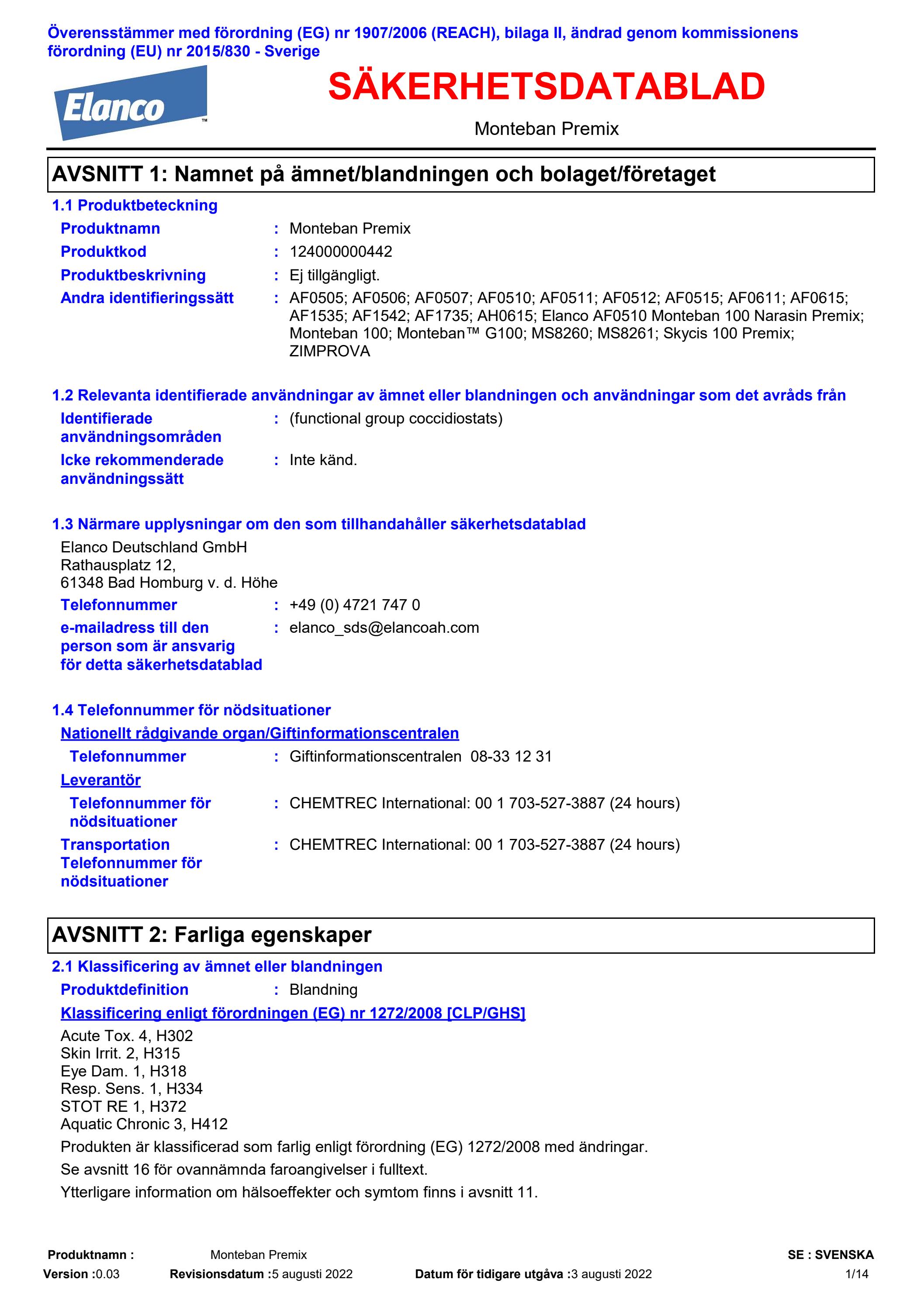 Monteban SDS, SE by Elanco_nordics - Issuu