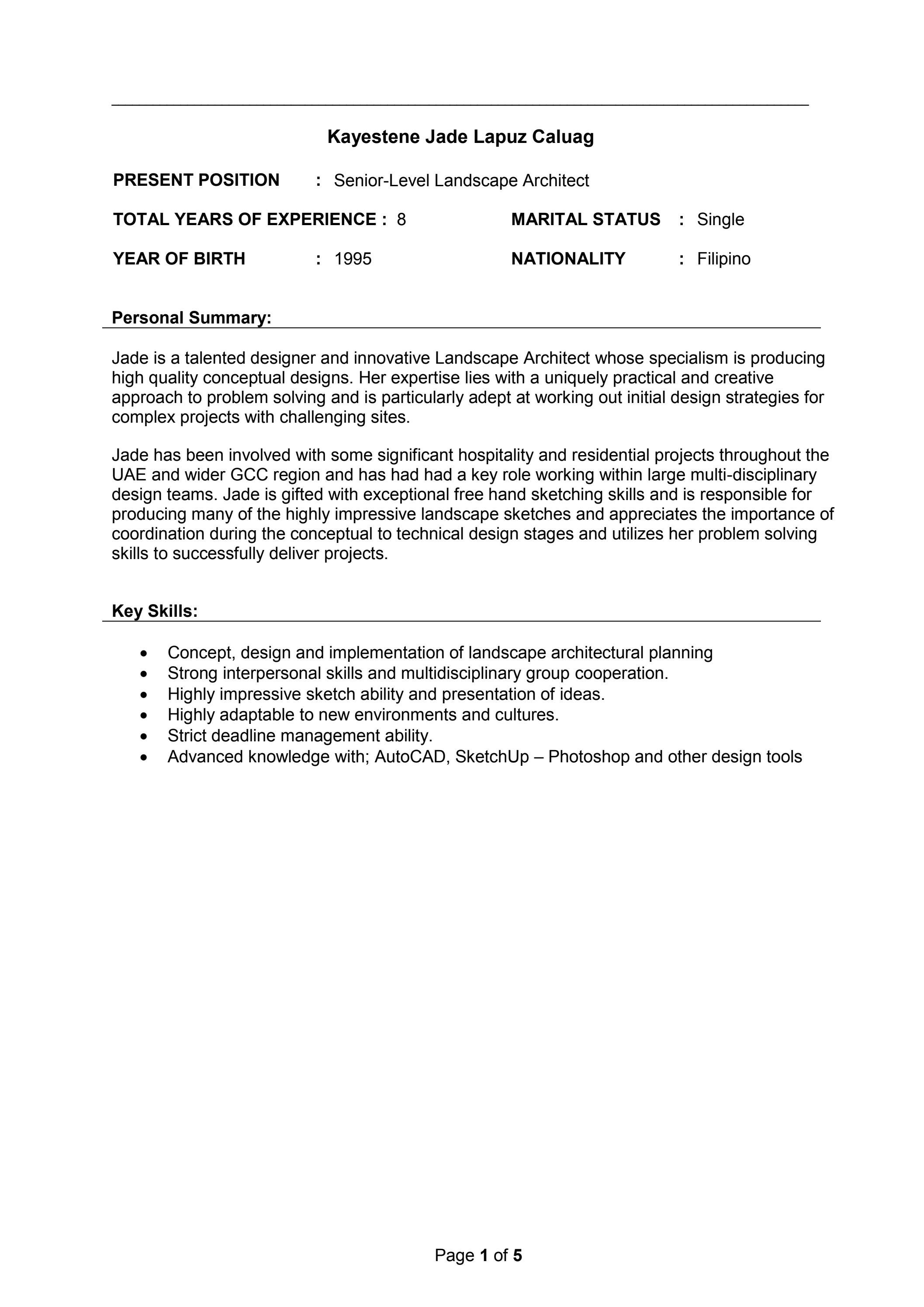 Kayestene Jade Caluag-CV 2023 by Jade Caluag - Issuu