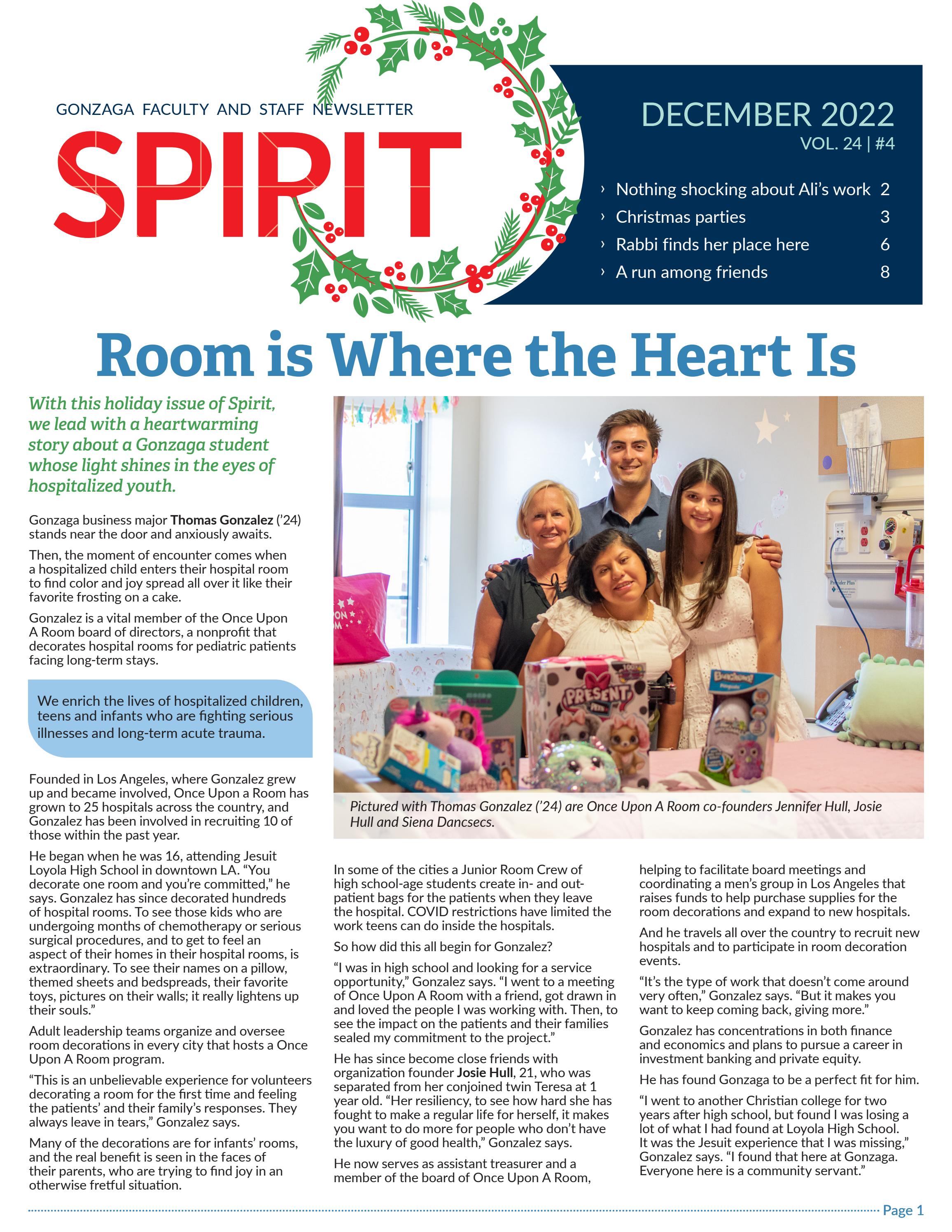 Spirit Magazine December 2022 by Gonzaga University - Issuu