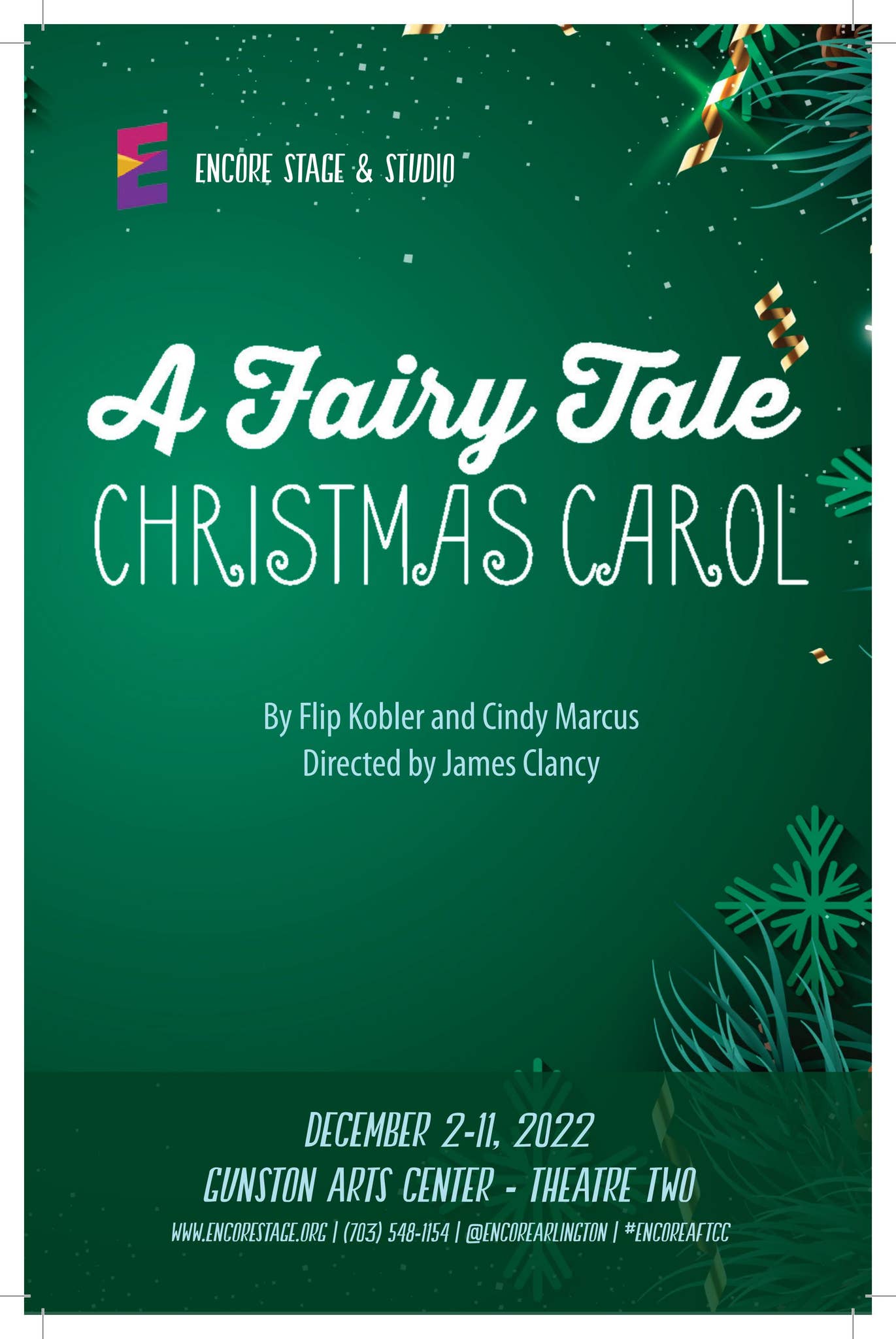 Program - A Fairy Tale Christmas Carol 22 by Encore Stage & Studio - Issuu