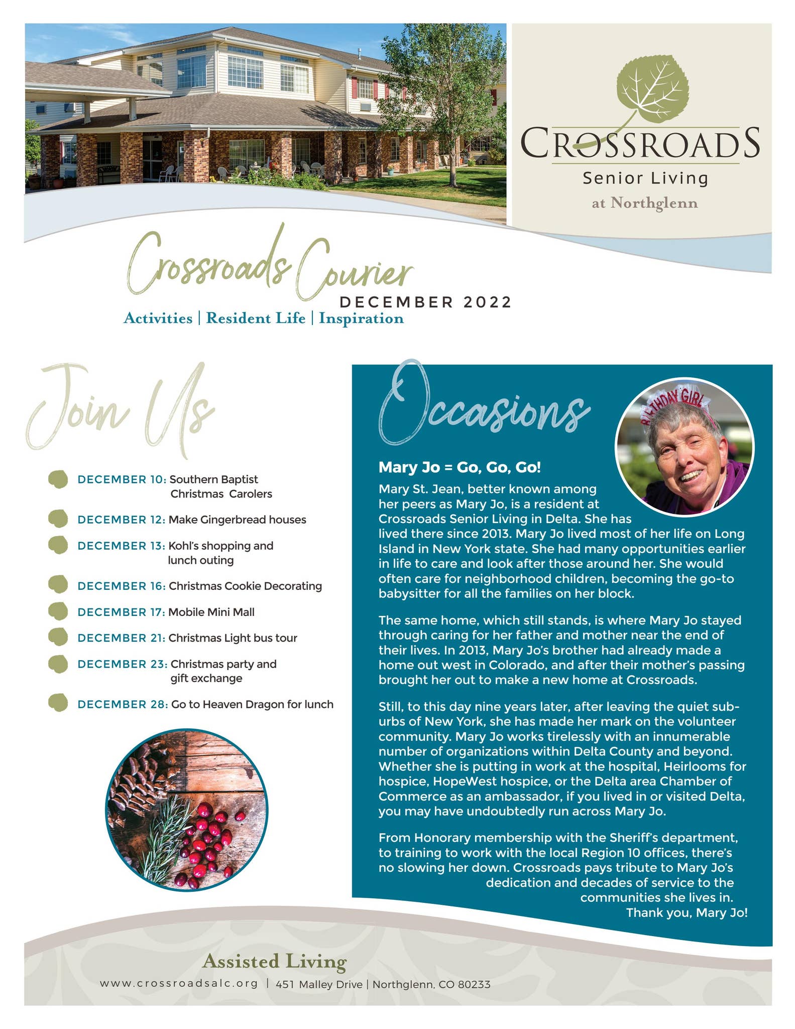 Crossroads Courier December 2022 - Northglenn by Crossroads - Issuu