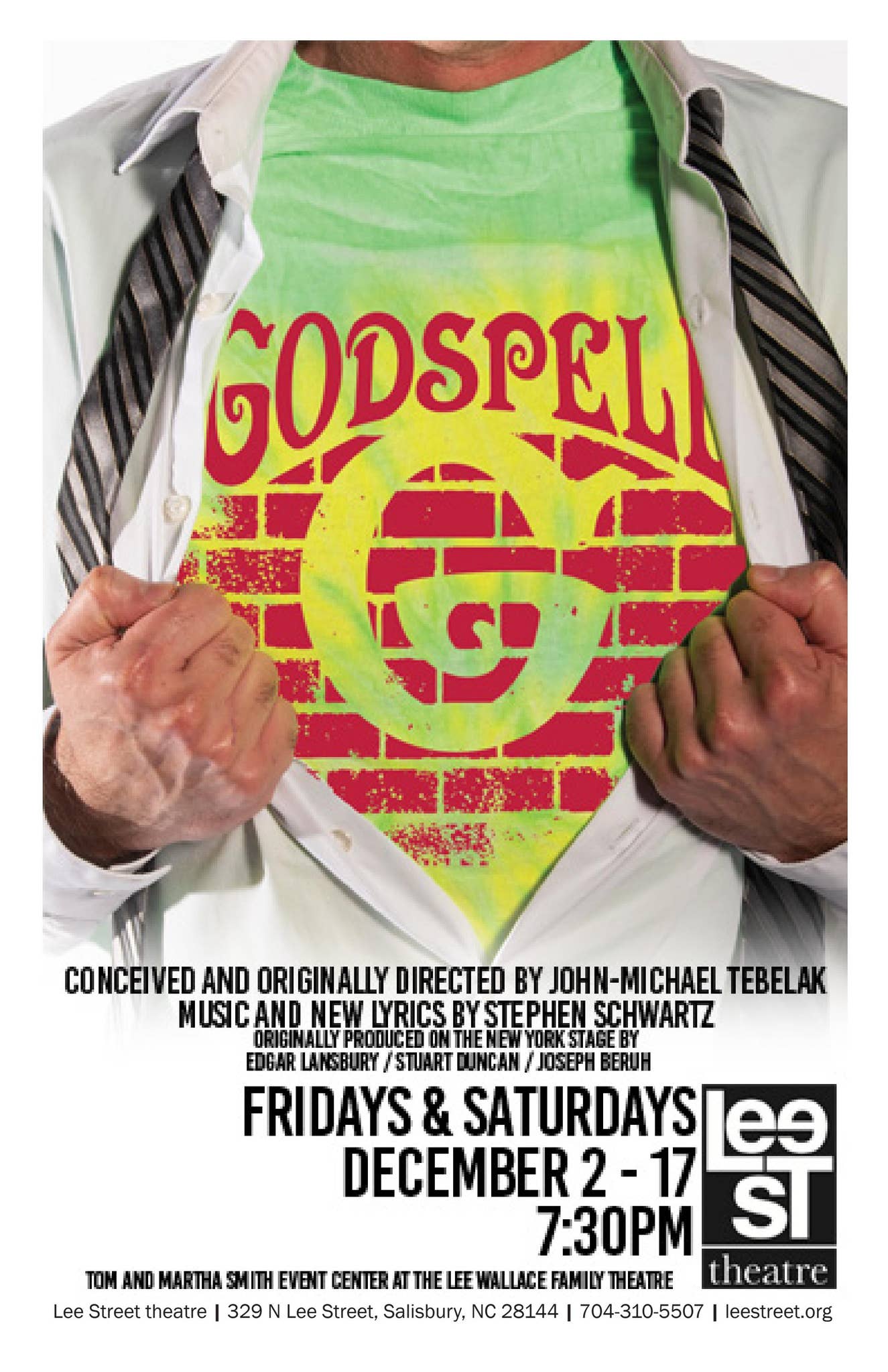 Godspell Playbill by leestreettheatre - Issuu